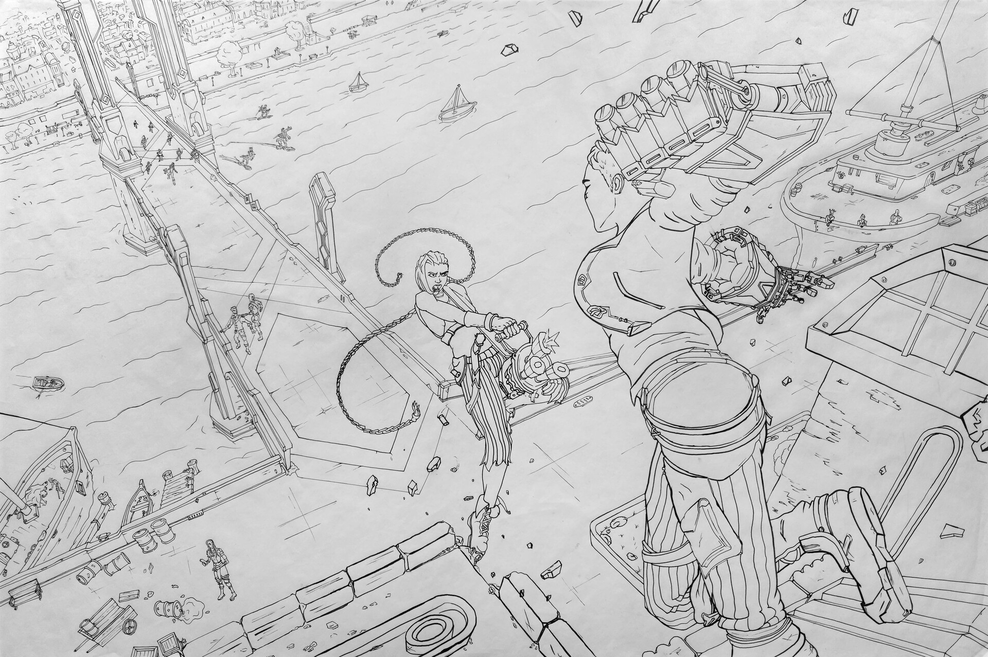 ArtStation - Arcane Line Art Poster