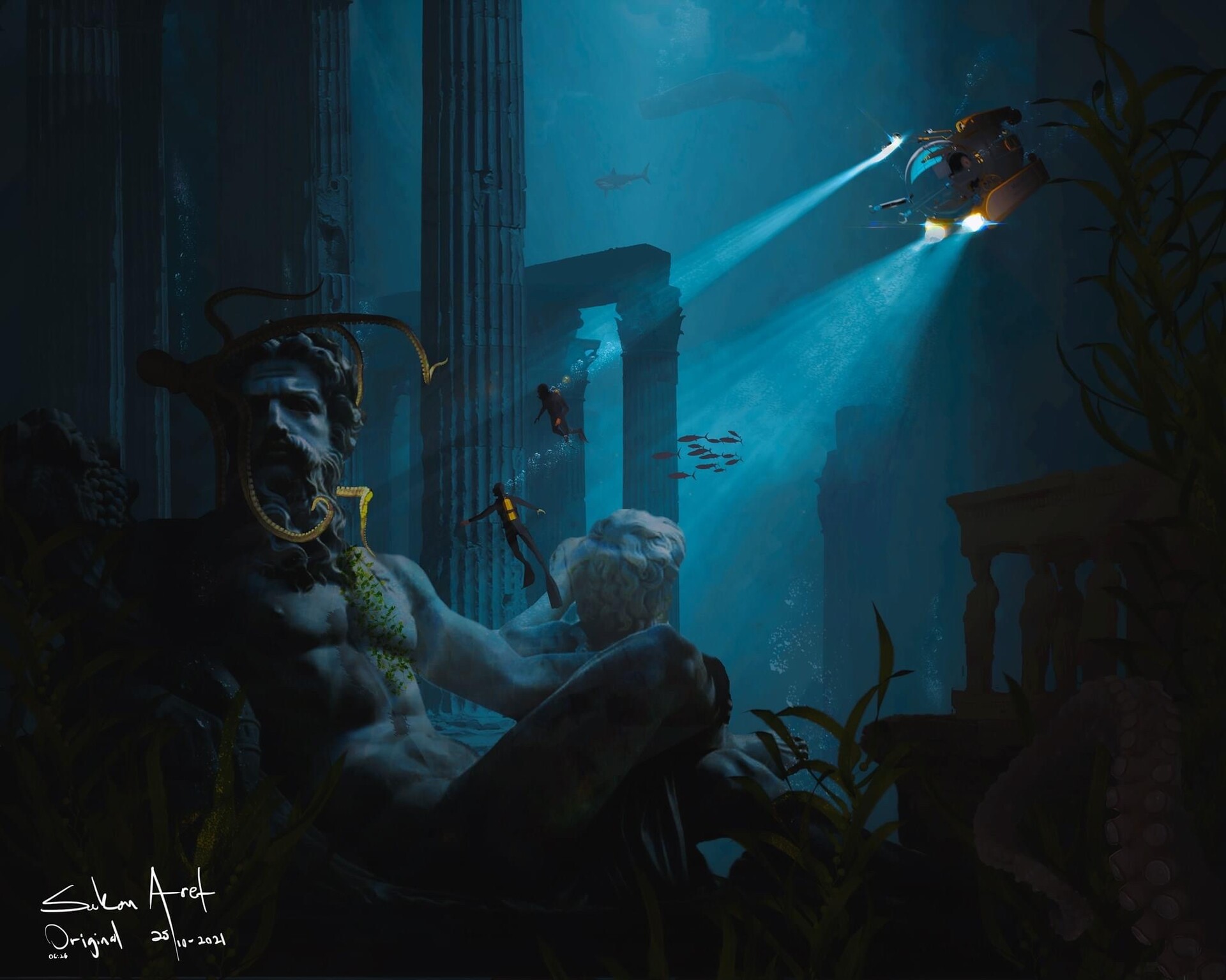 ArtStation - Giants of the deep