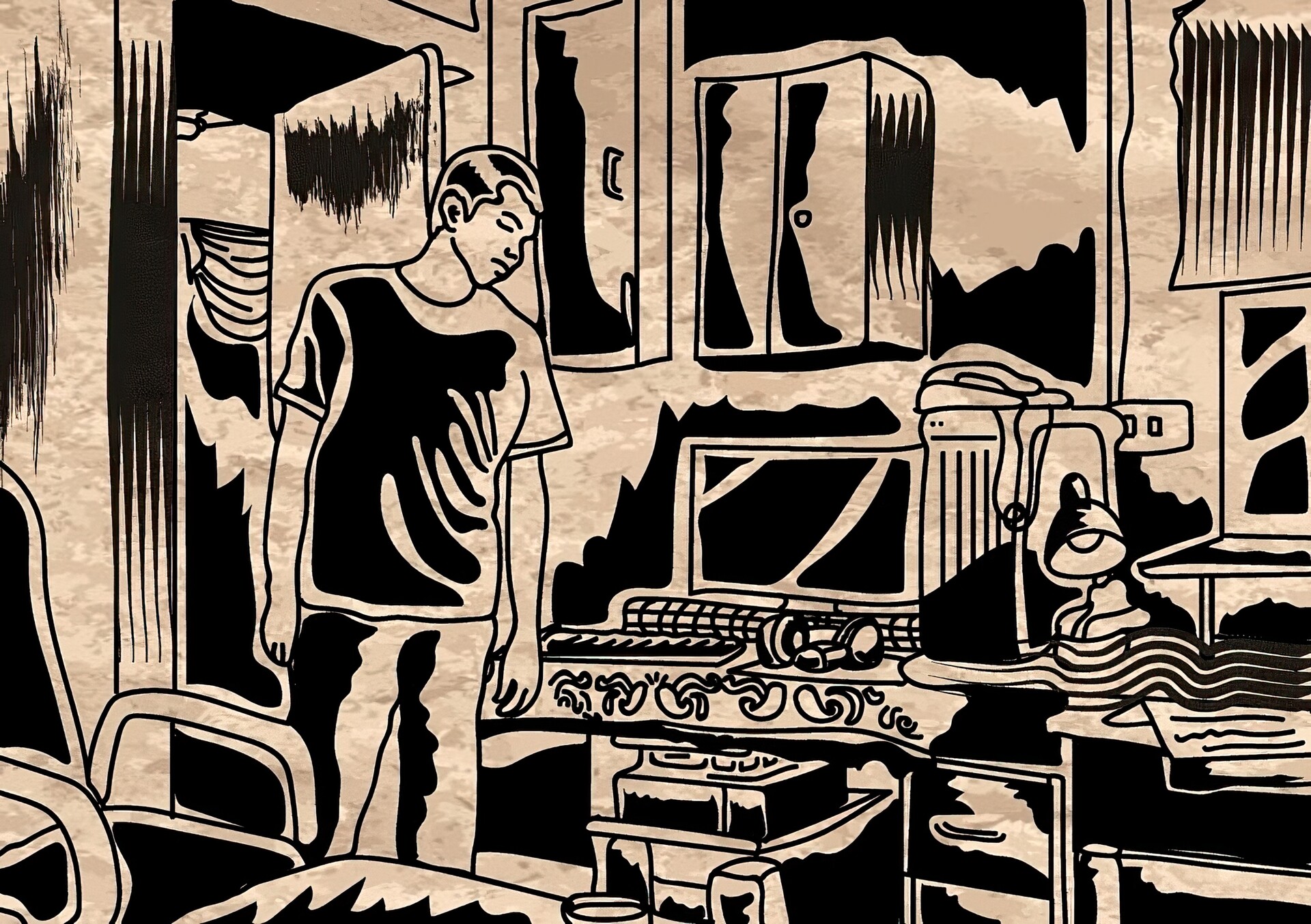 ArtStation - Creating a 4 frame story about my life