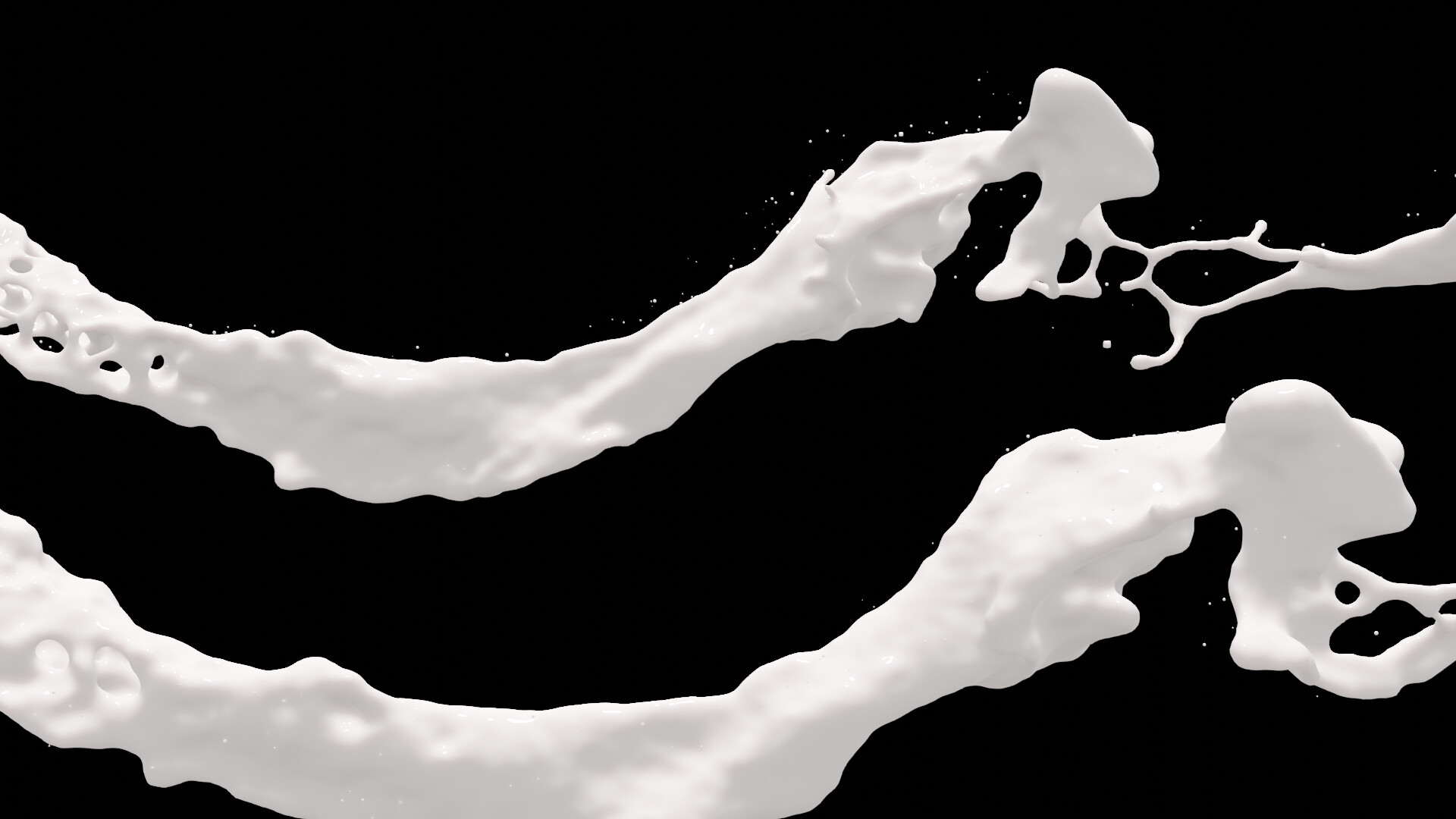 ArtStation - [Asset] Liquid flow horizontally _ Milk