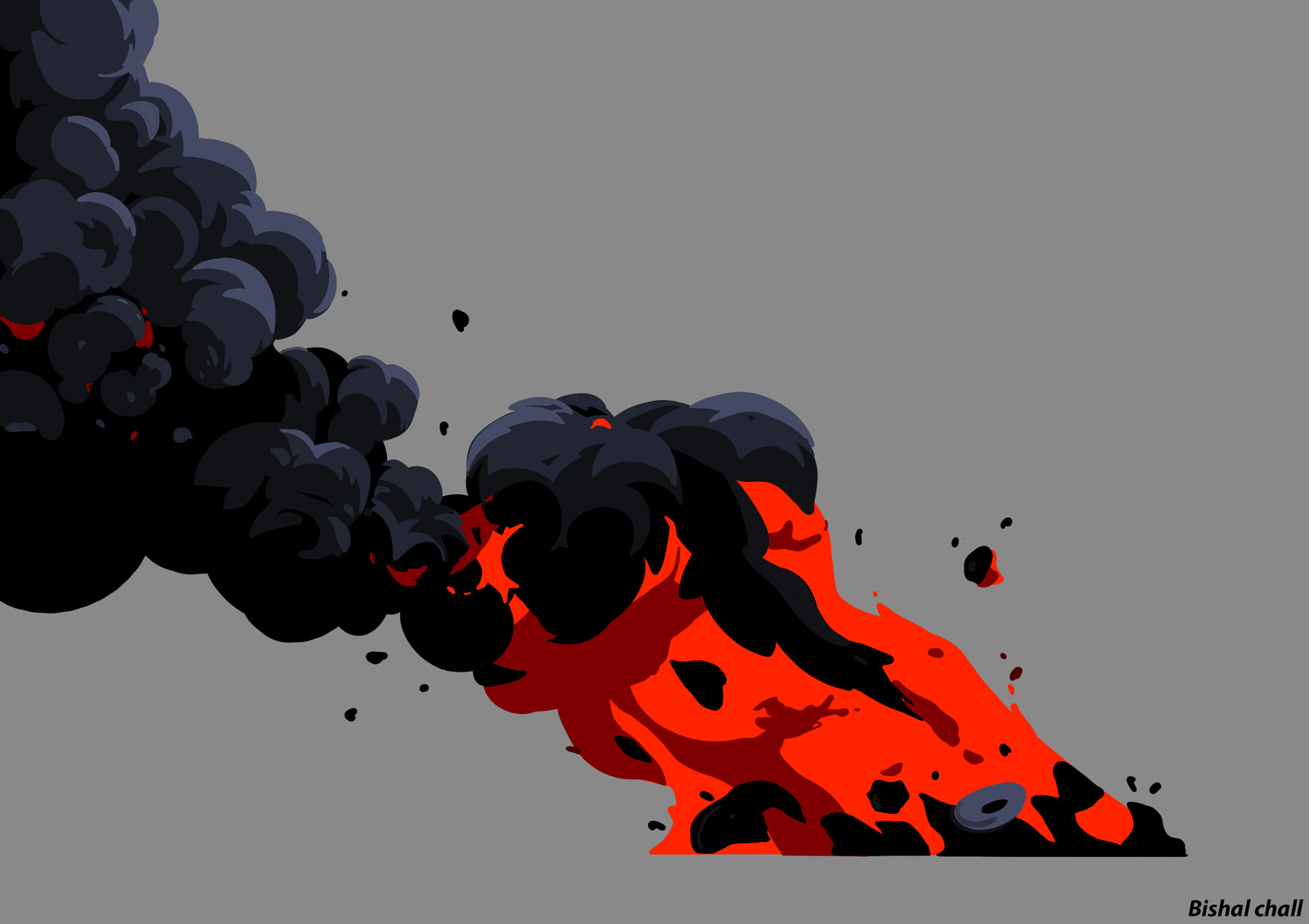 Bishal Chall - Bomb explosion