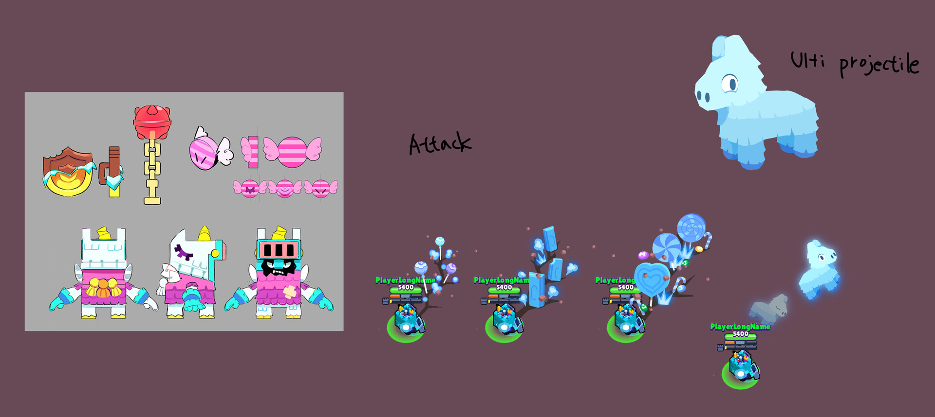 OCTOPO VFX Studio - Brawl Stars VFX - Candy land