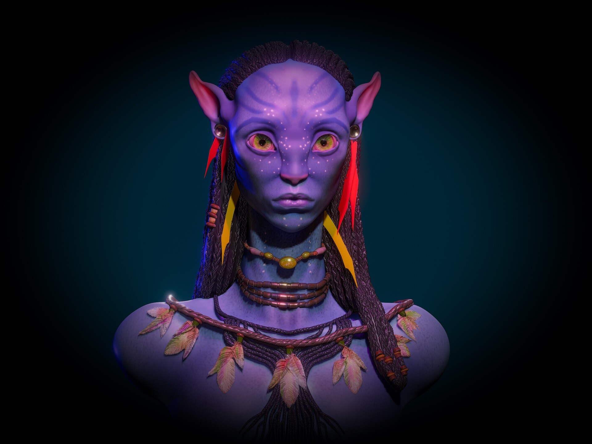 ArtStation - Nomad Sculpt - Neytiri ( from Sphete)