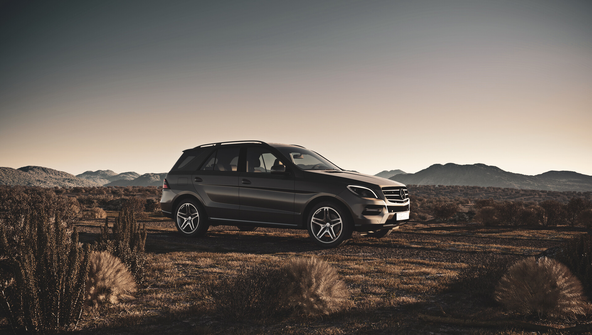 ArtStation - Mercedes desert style