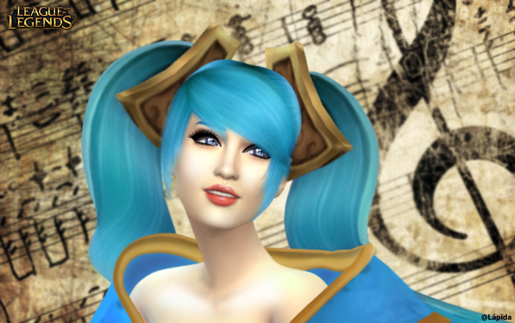 ArtStation - Original Sona, League of Legends.