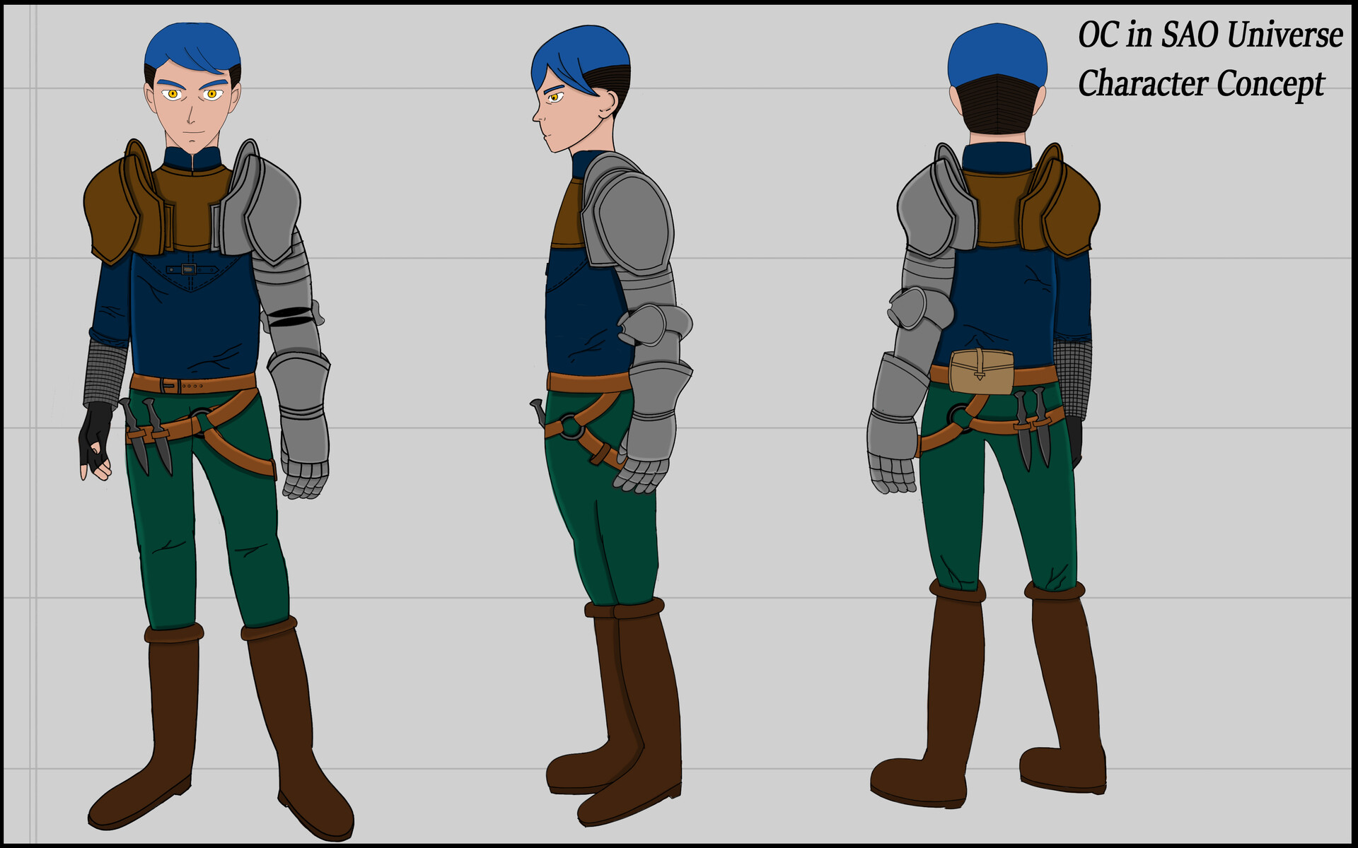 ArtStation - Original Character - Sword Art Online Universe