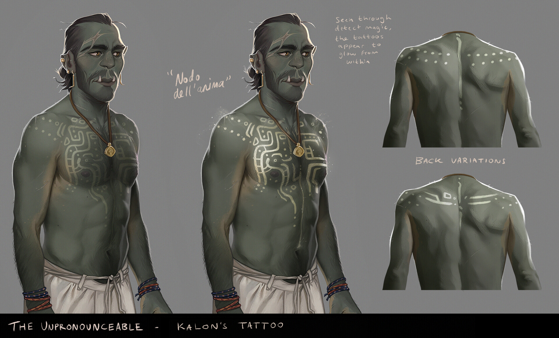 ArtStation - The Unpronounceable - "Kalon's Tattoo"