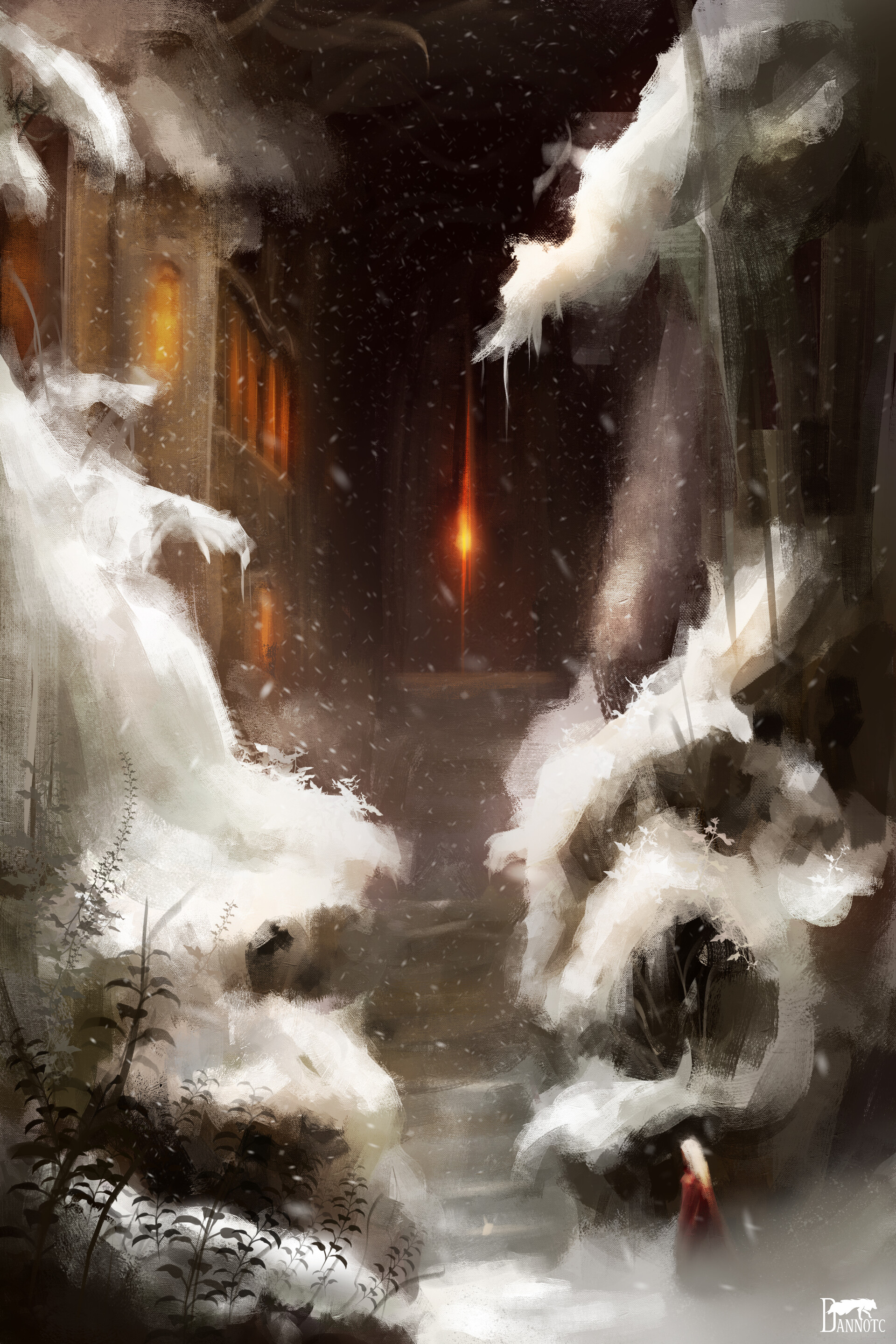ArtStation - Snowy Entrance