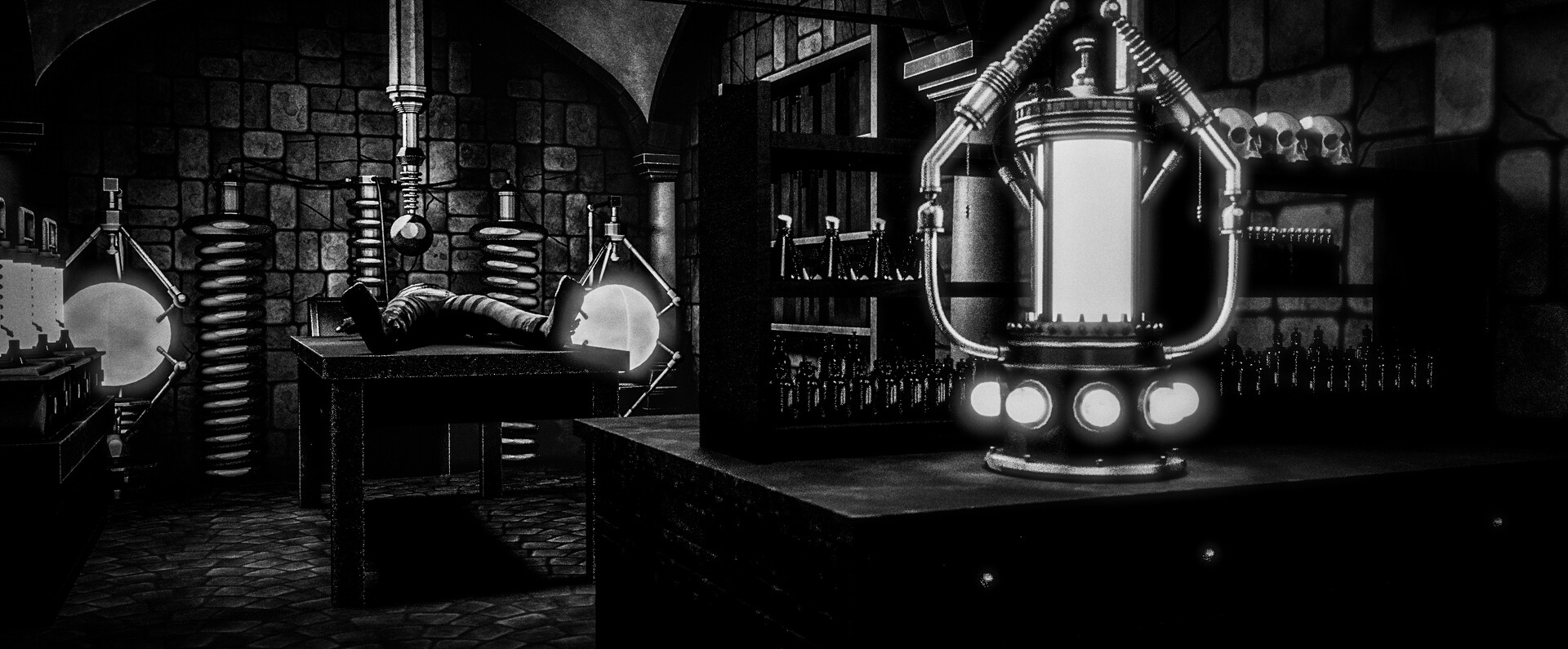 ArtStation - Dark 19th century lab