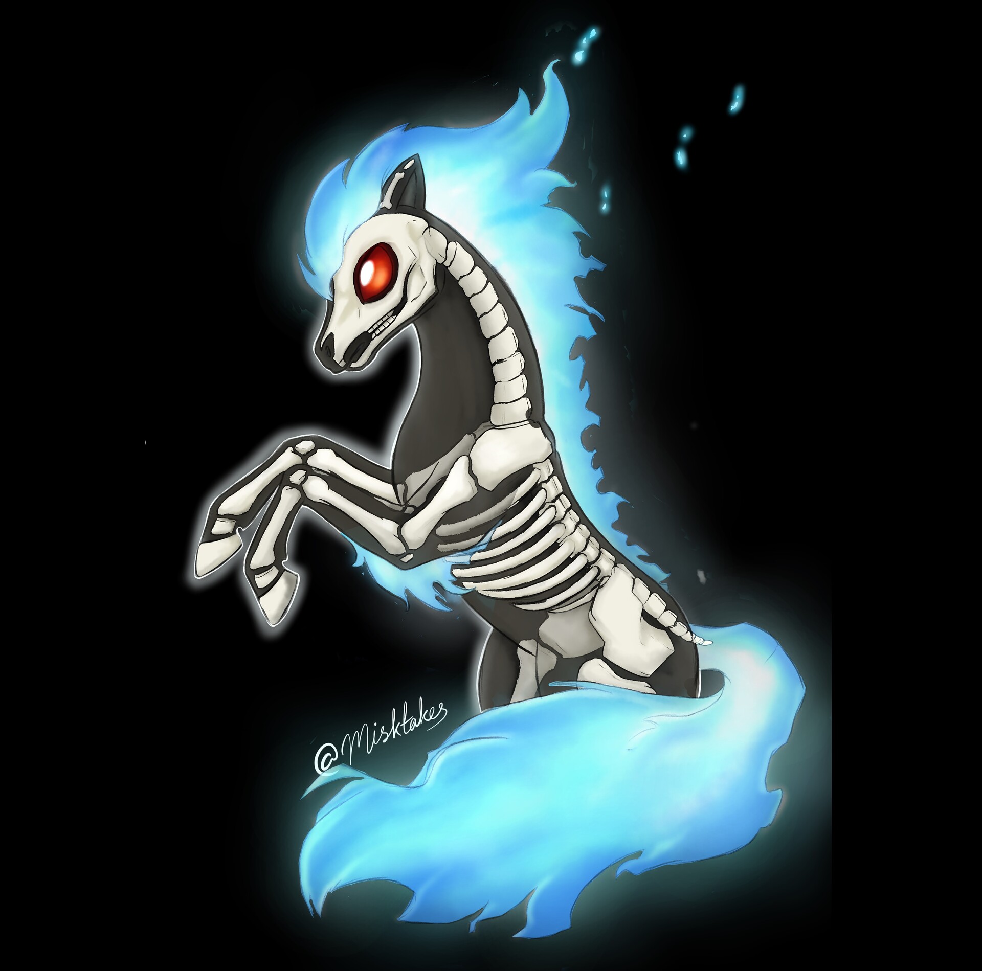 ArtStation - ghost Ponyta