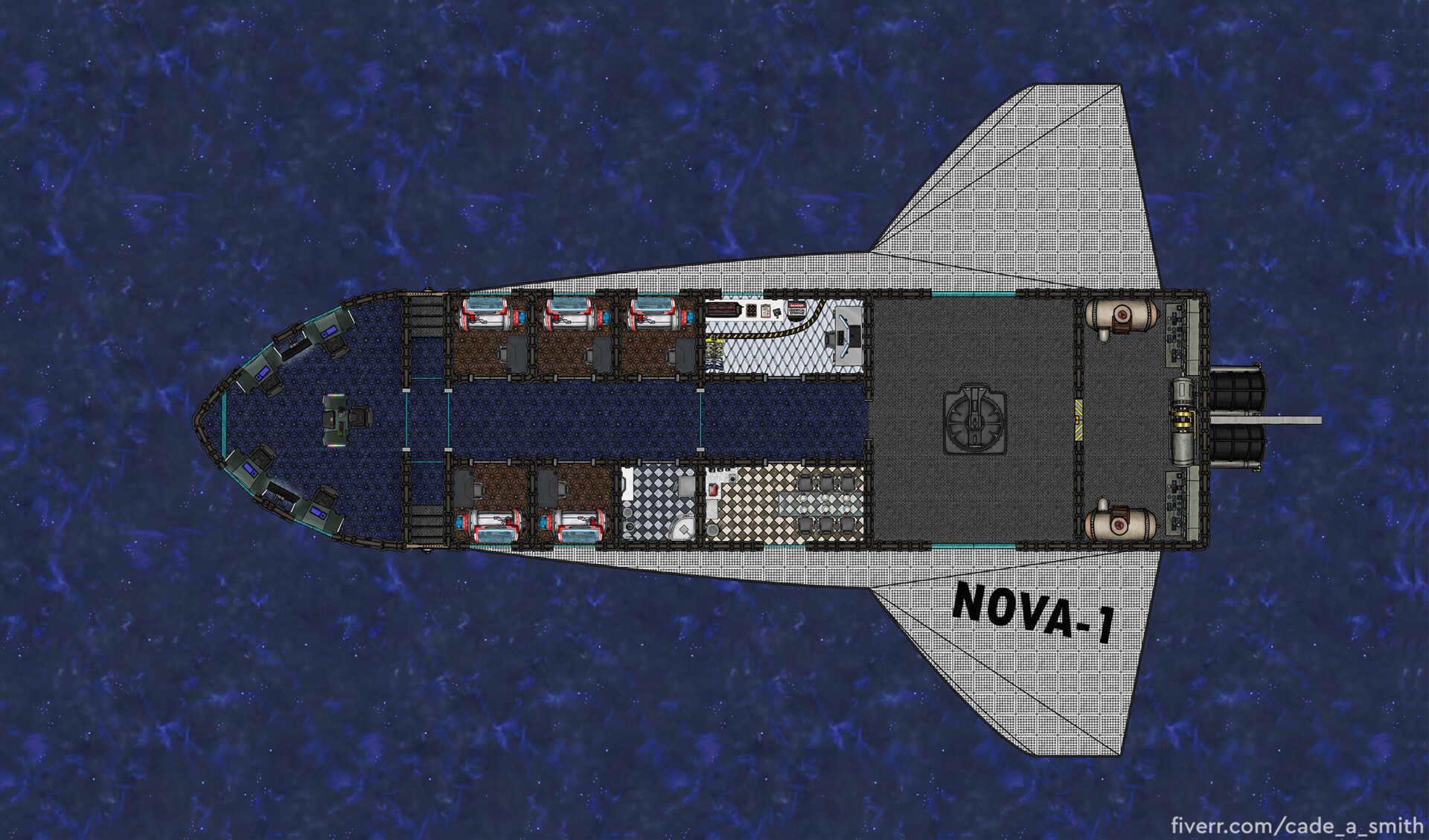 ArtStation - Space Shuttle: NOVA-1