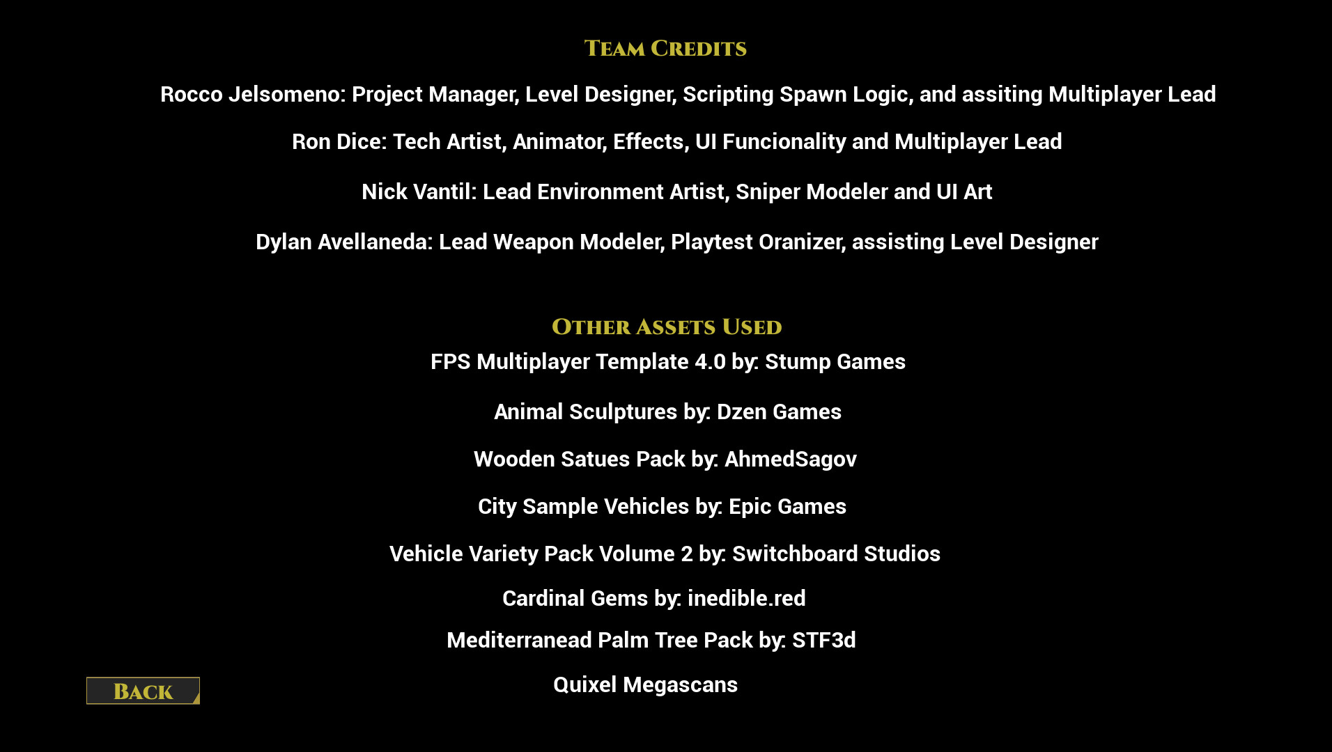 Dylan Avellaneda - Project Flutterbeam: Weapons