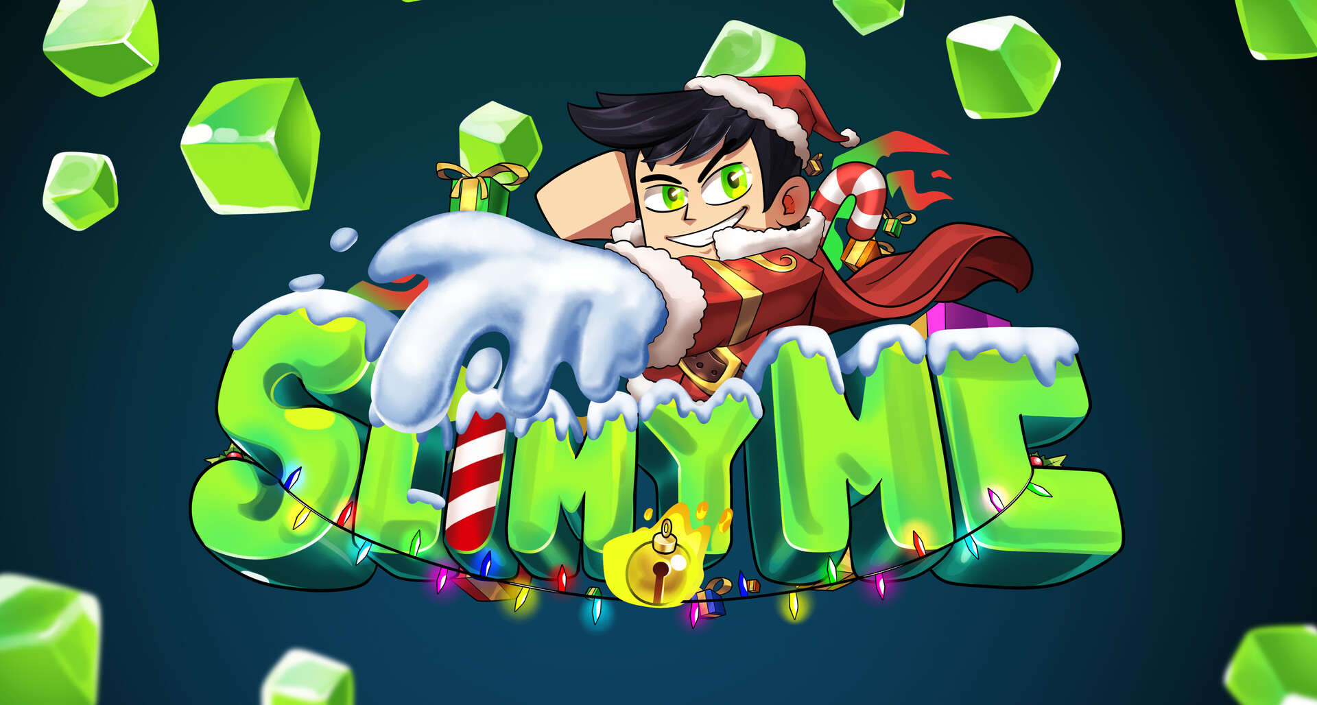 Alan Lins - Minecraft Server Logo - SlimyMC