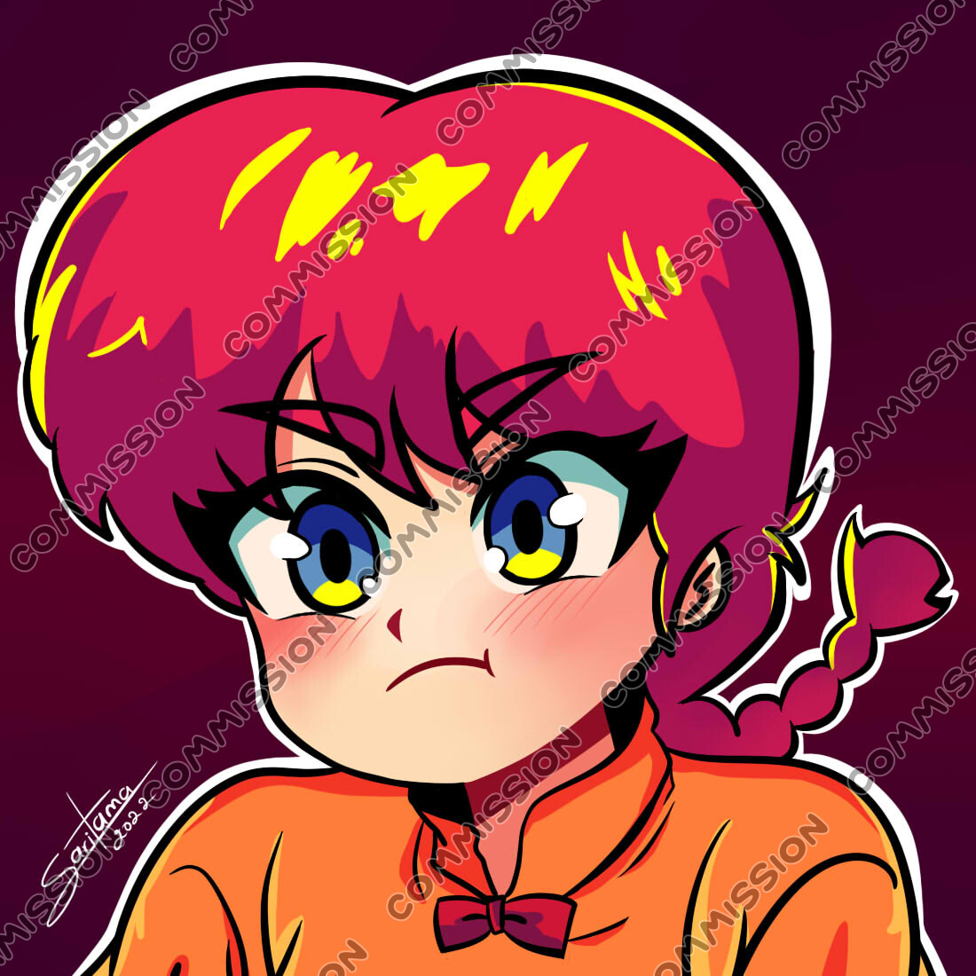 ArtStation - Ranma Icon Commission