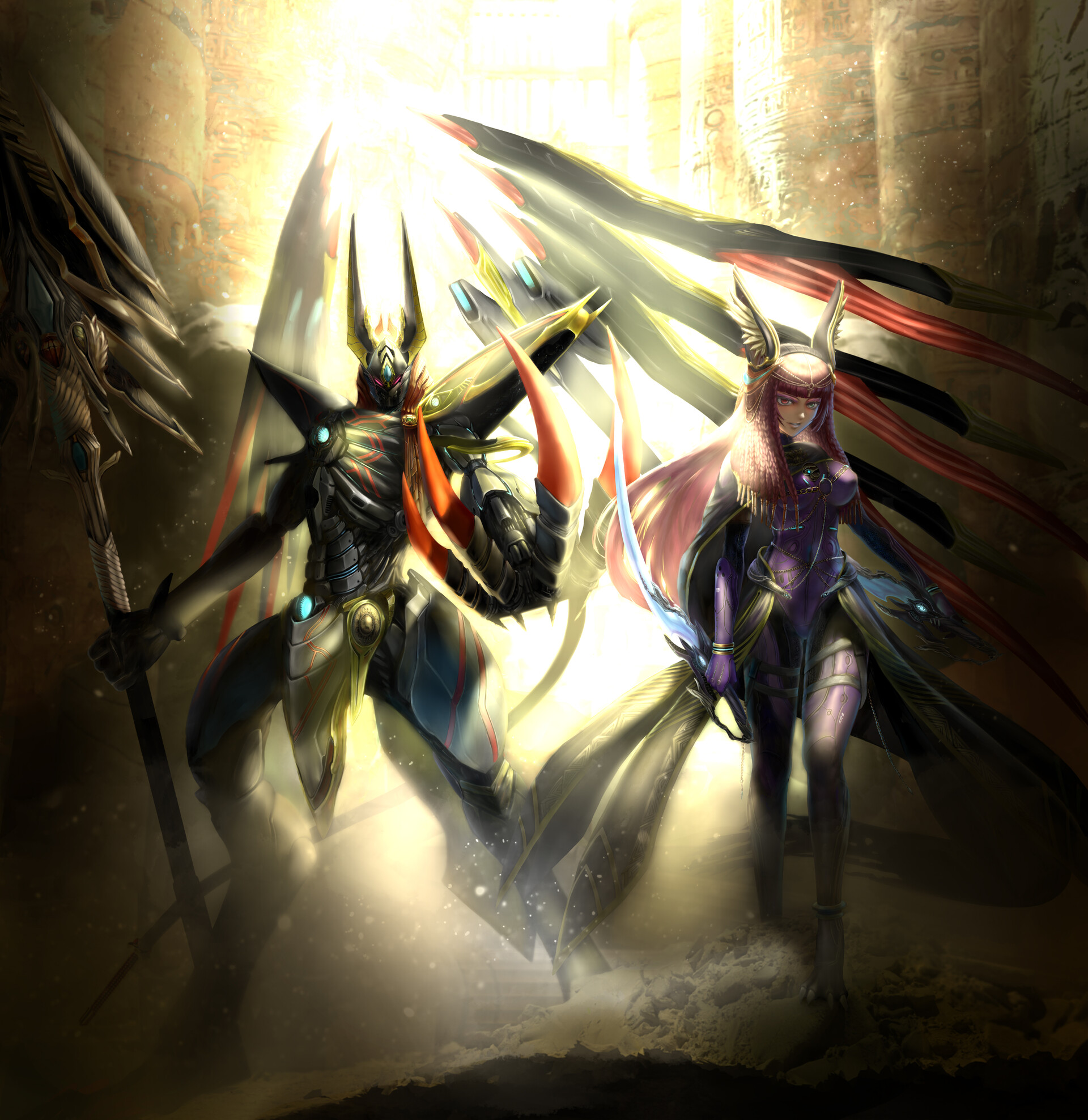 ArtStation - Anubis＆Kebechet