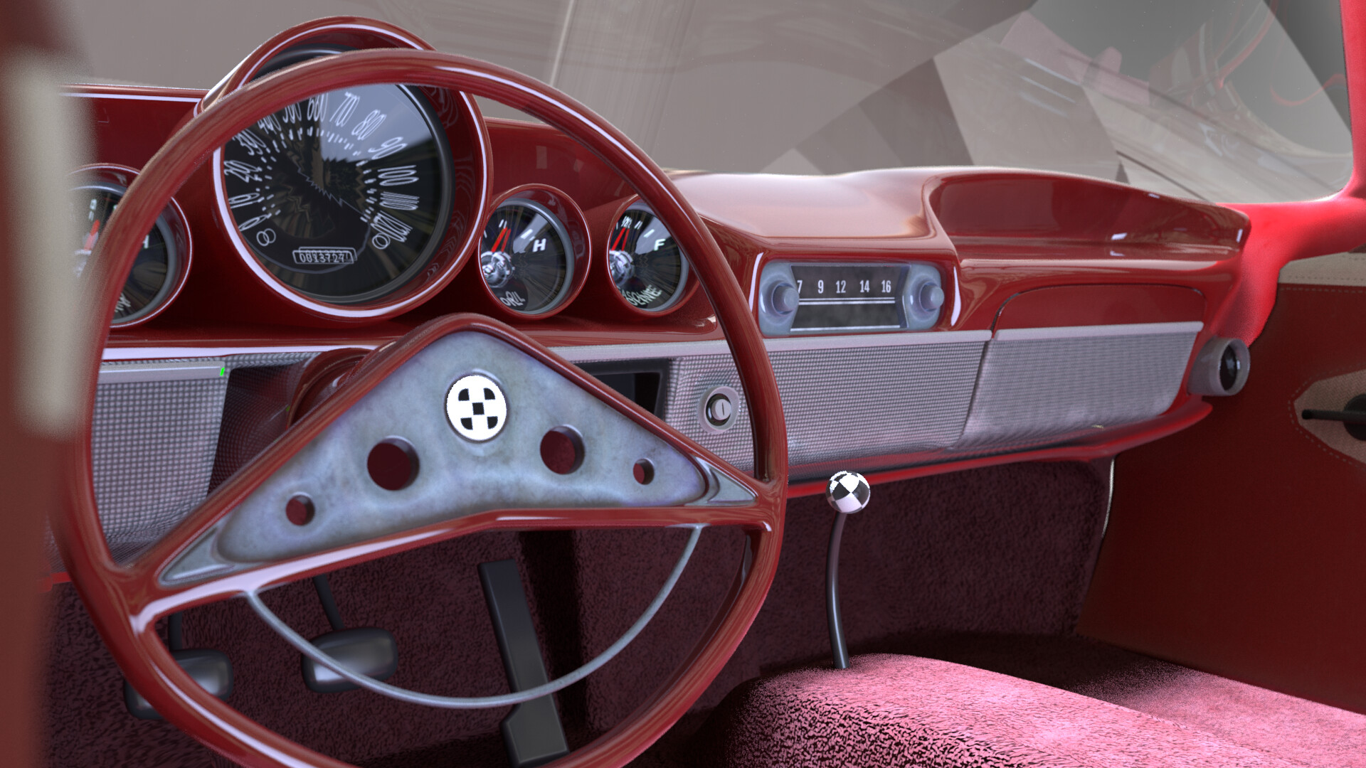 ArtStation - Chevy Impala '65