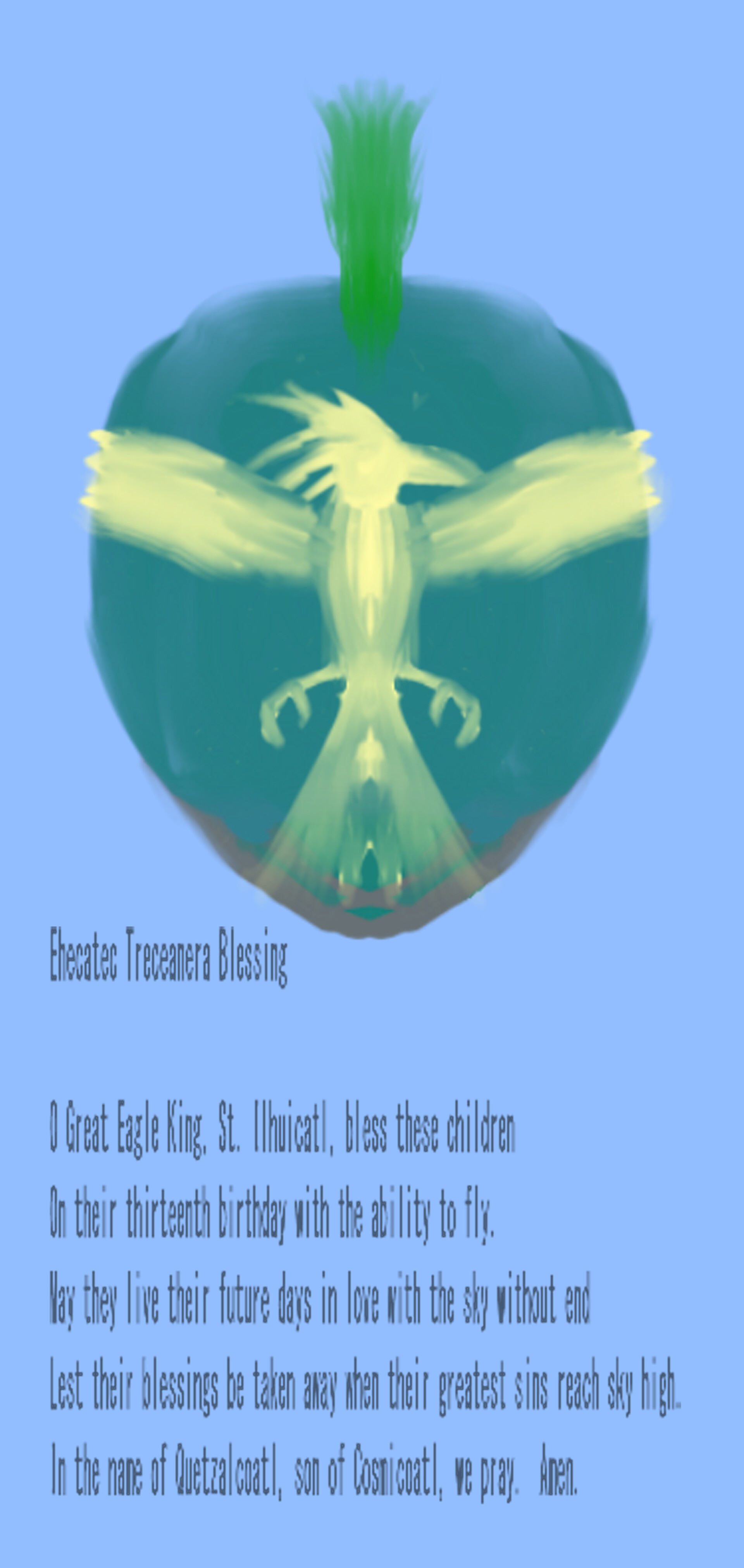 Fernando Ramos (Commissions open) - Eagle's Apple and Prayer