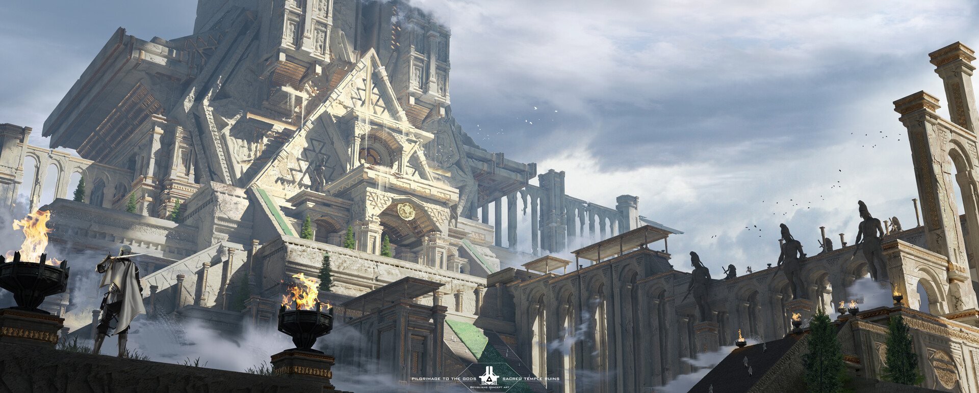 ArtStation - Triangular temple