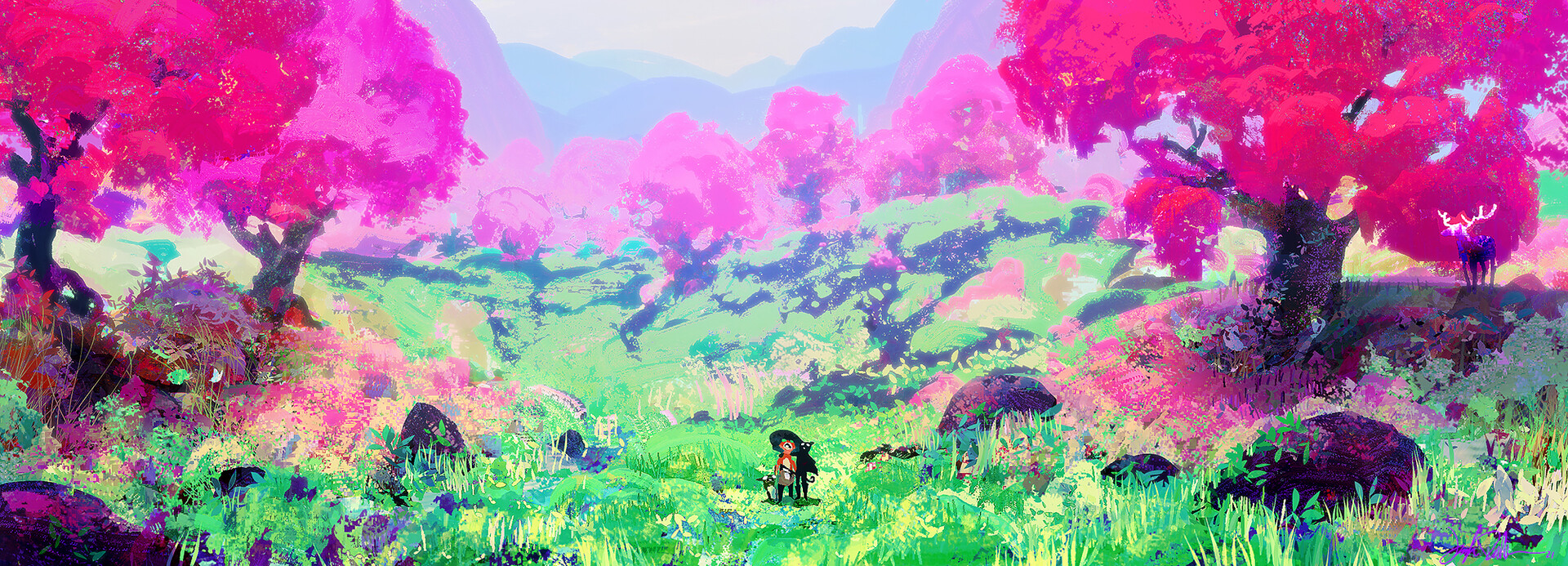 ArtStation - The Dark Forest - Puss in Boots: The Last Wish.