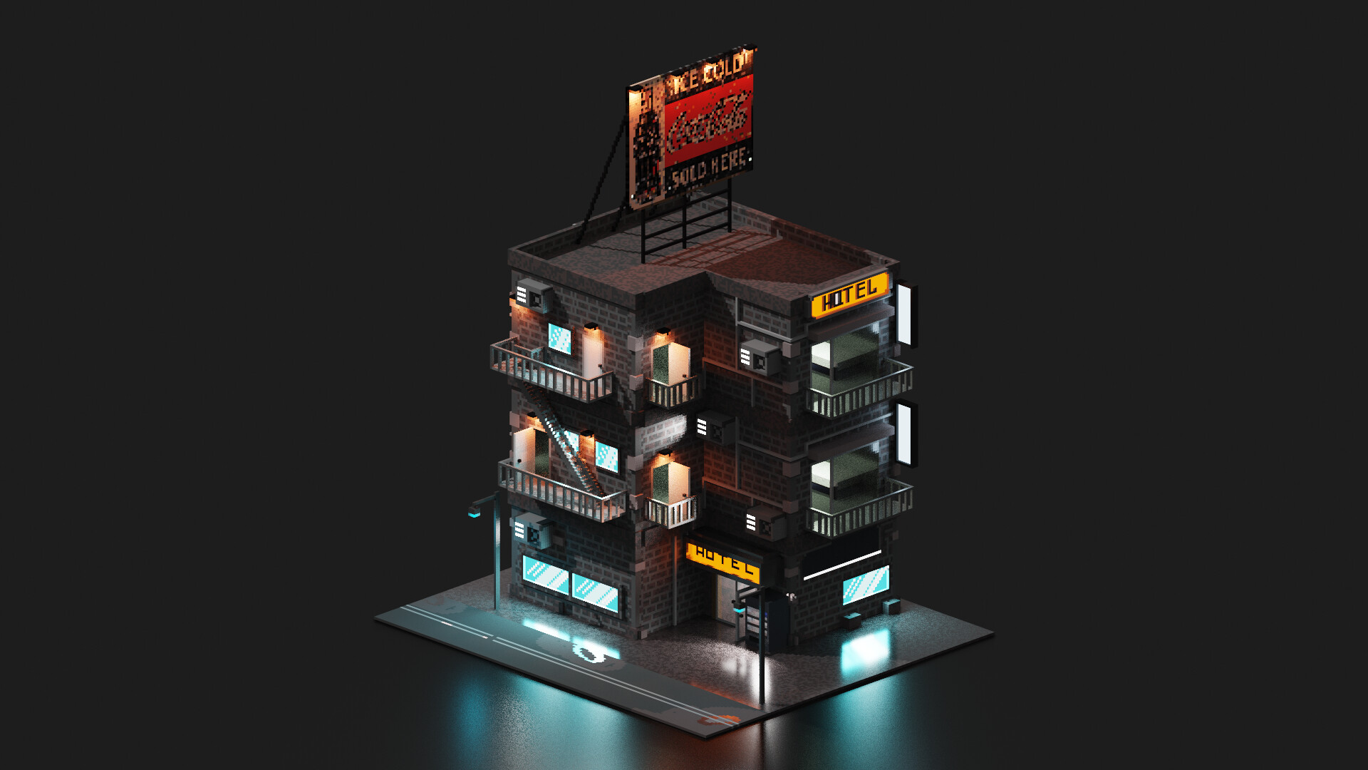 ArtStation - Voxel Building