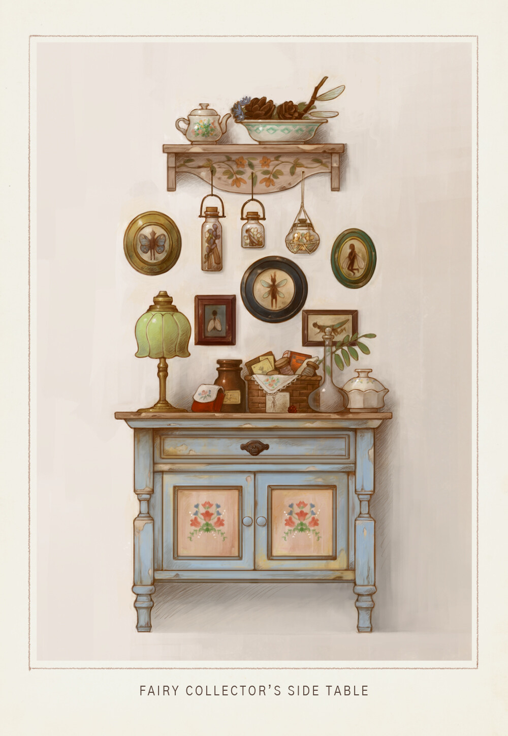 ArtStation - Fairy collector's side table