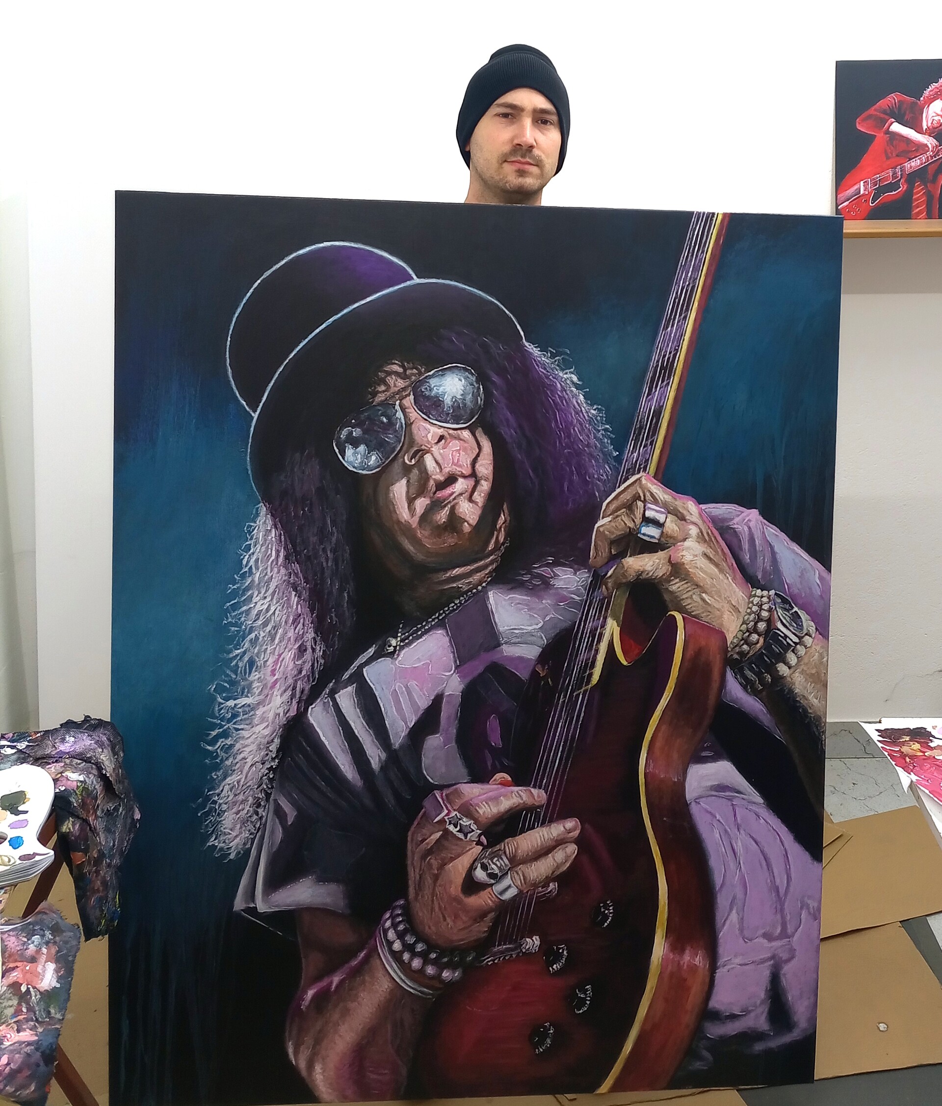 Julen Zubieta - slash painting