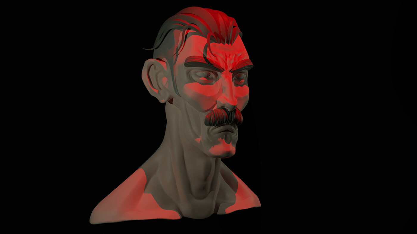 ArtStation - Stylized Male Face