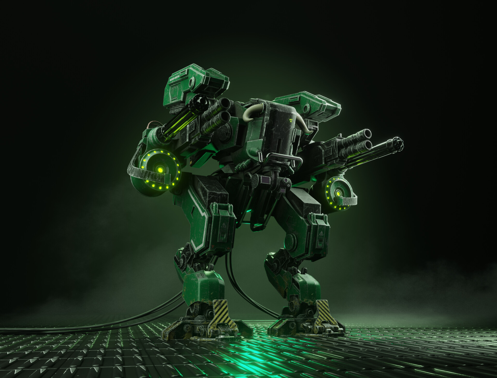 ArtStation - MILITARY-MECH-02