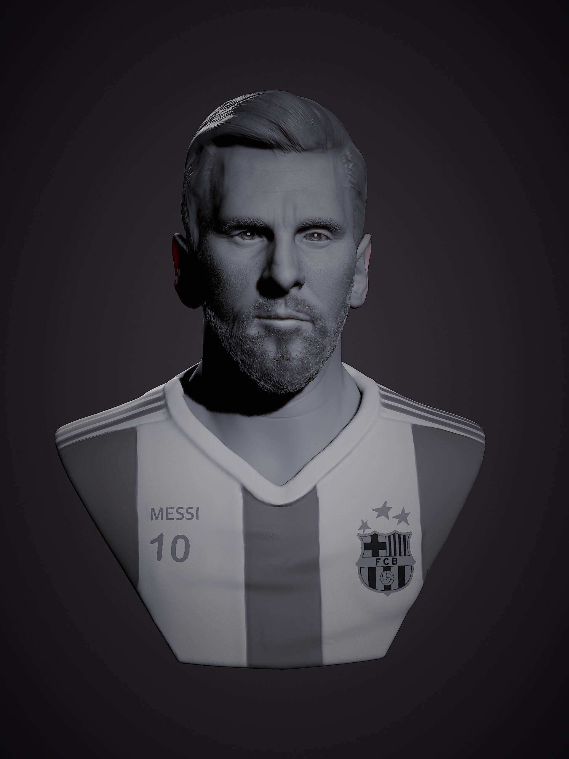 ArtStation - Nomad Likeness Sculpt - Lionel Messi