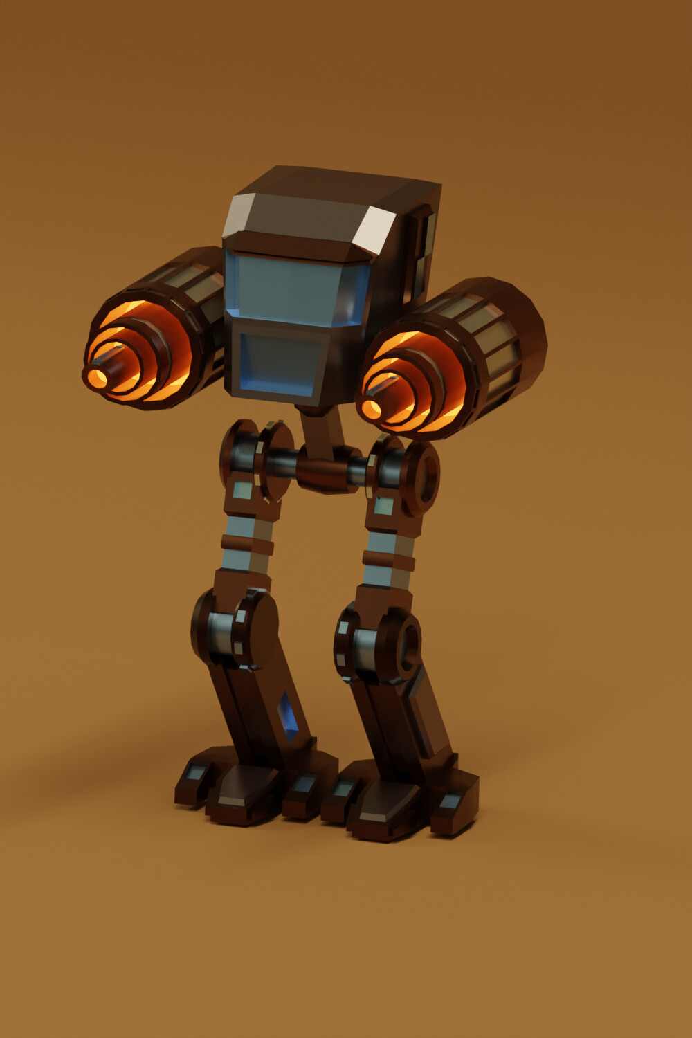 ArtStation - Low Poly Mech