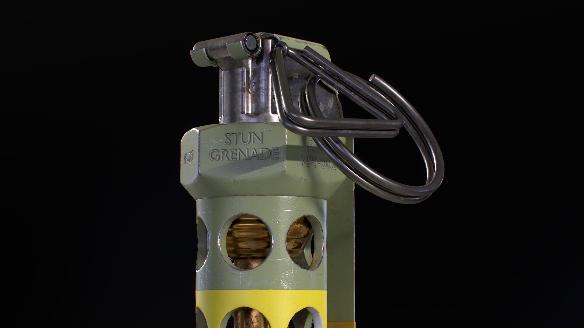 ArtStation - Game ready model, M84 stun grenade
