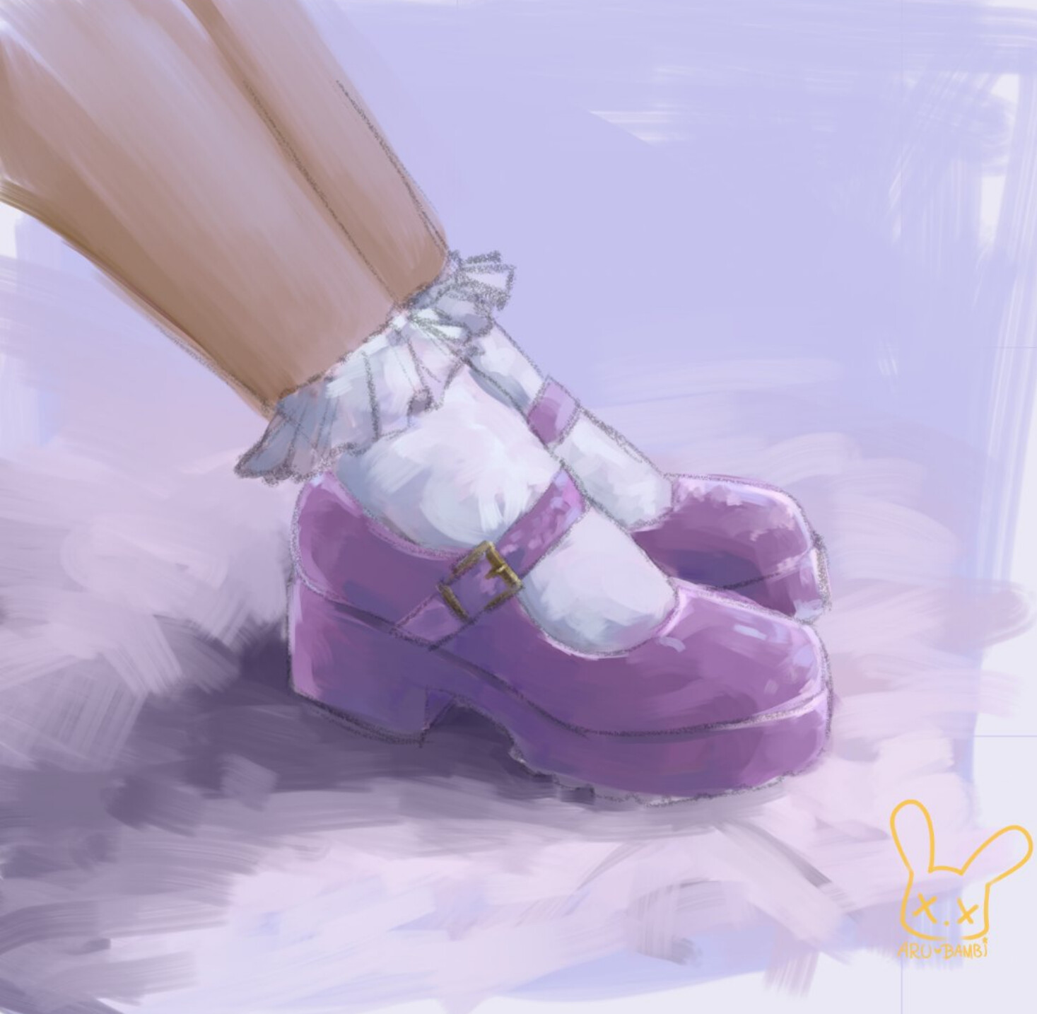 ArtStation - Cute shoes doodle