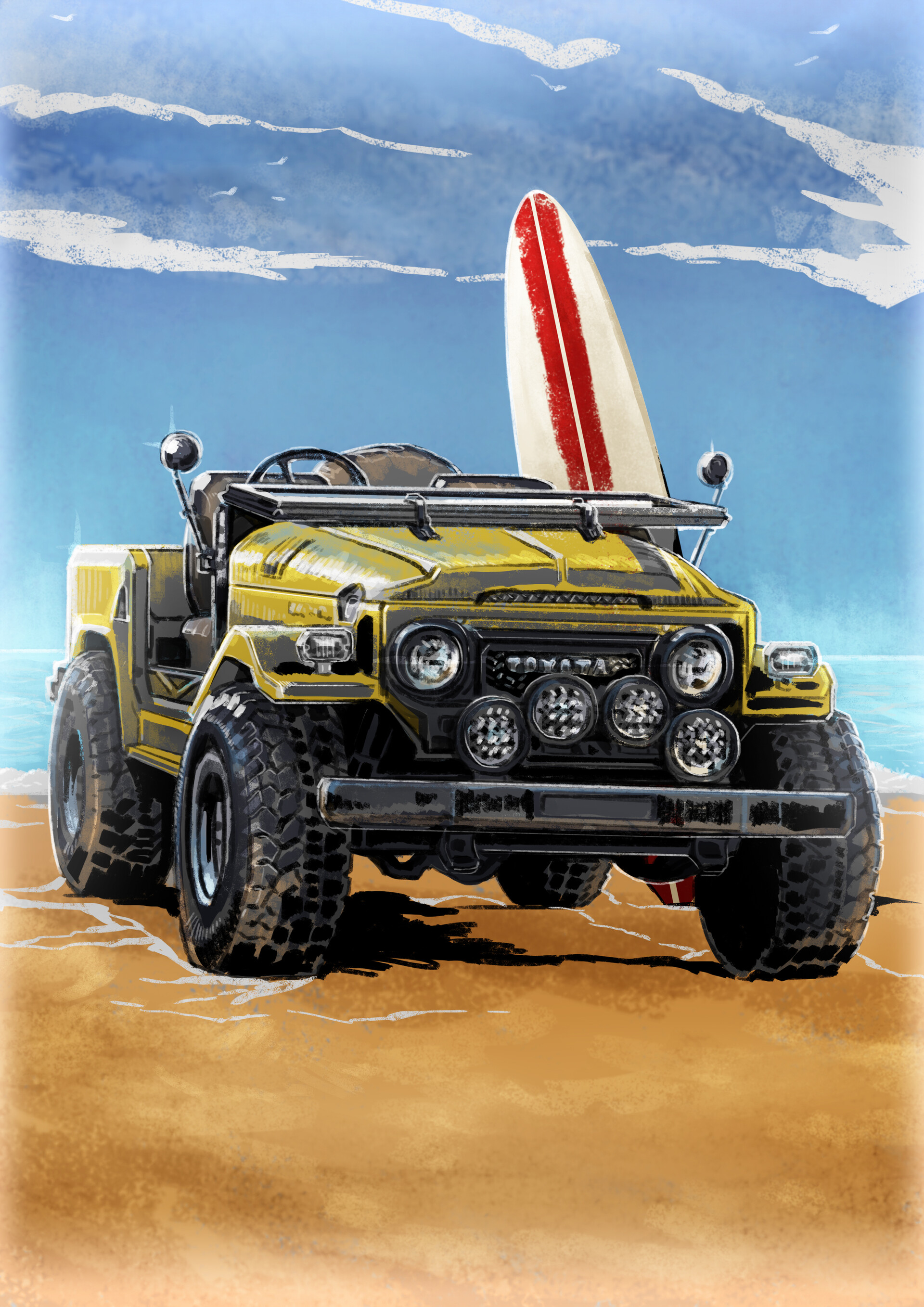 ArtStation - Surf Cruiser