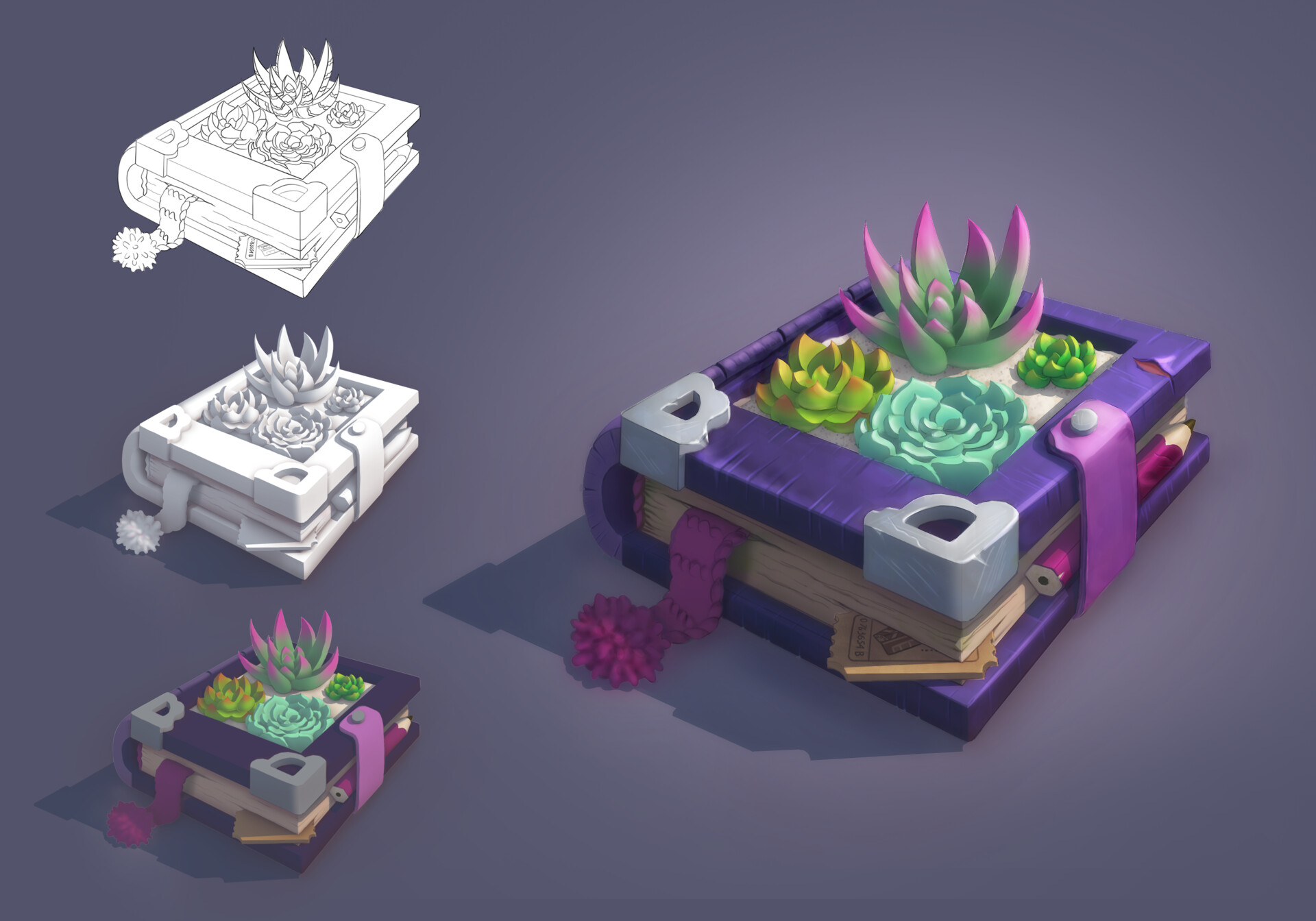ArtStation - Предметы ботаника