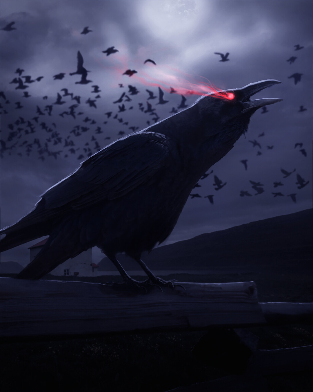 ArtStation - fantasy raven