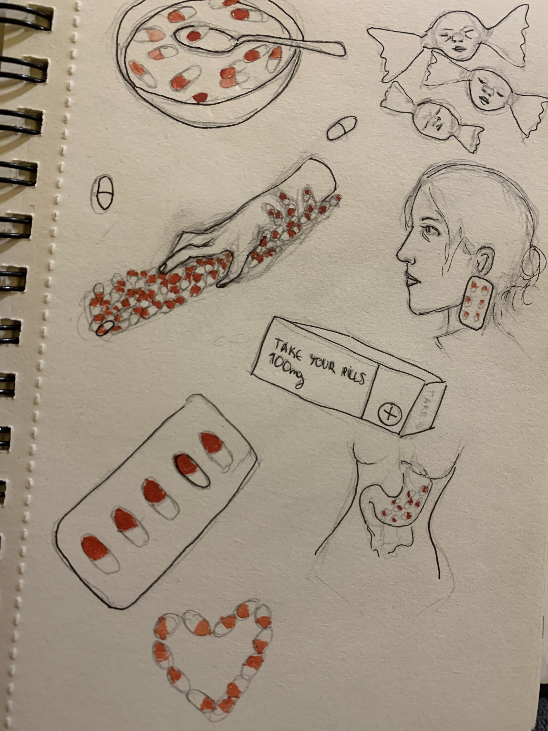 ArtStation - the discomfort of the pills