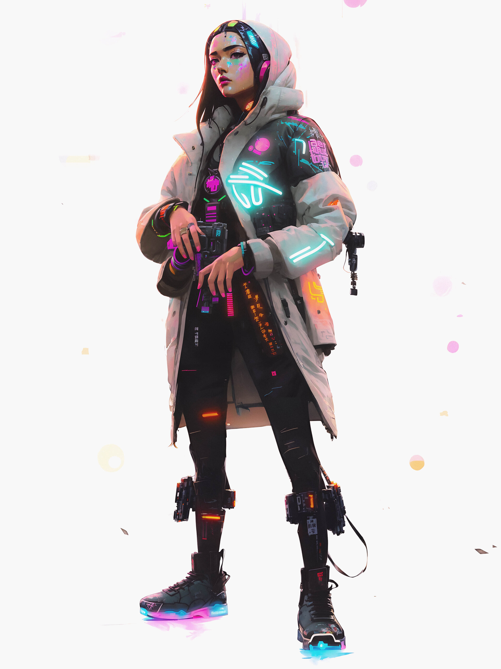 ArtStation - NEON Operator Girl