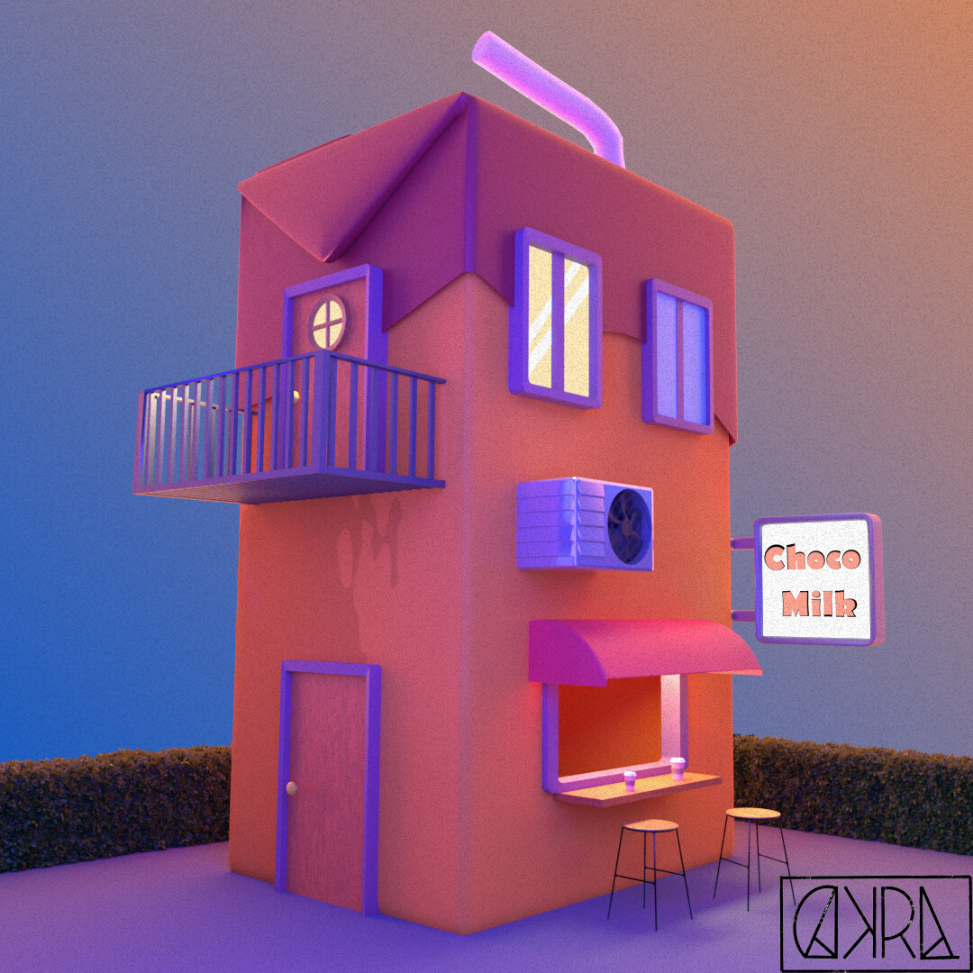 ArtStation - Choco Milk Bar