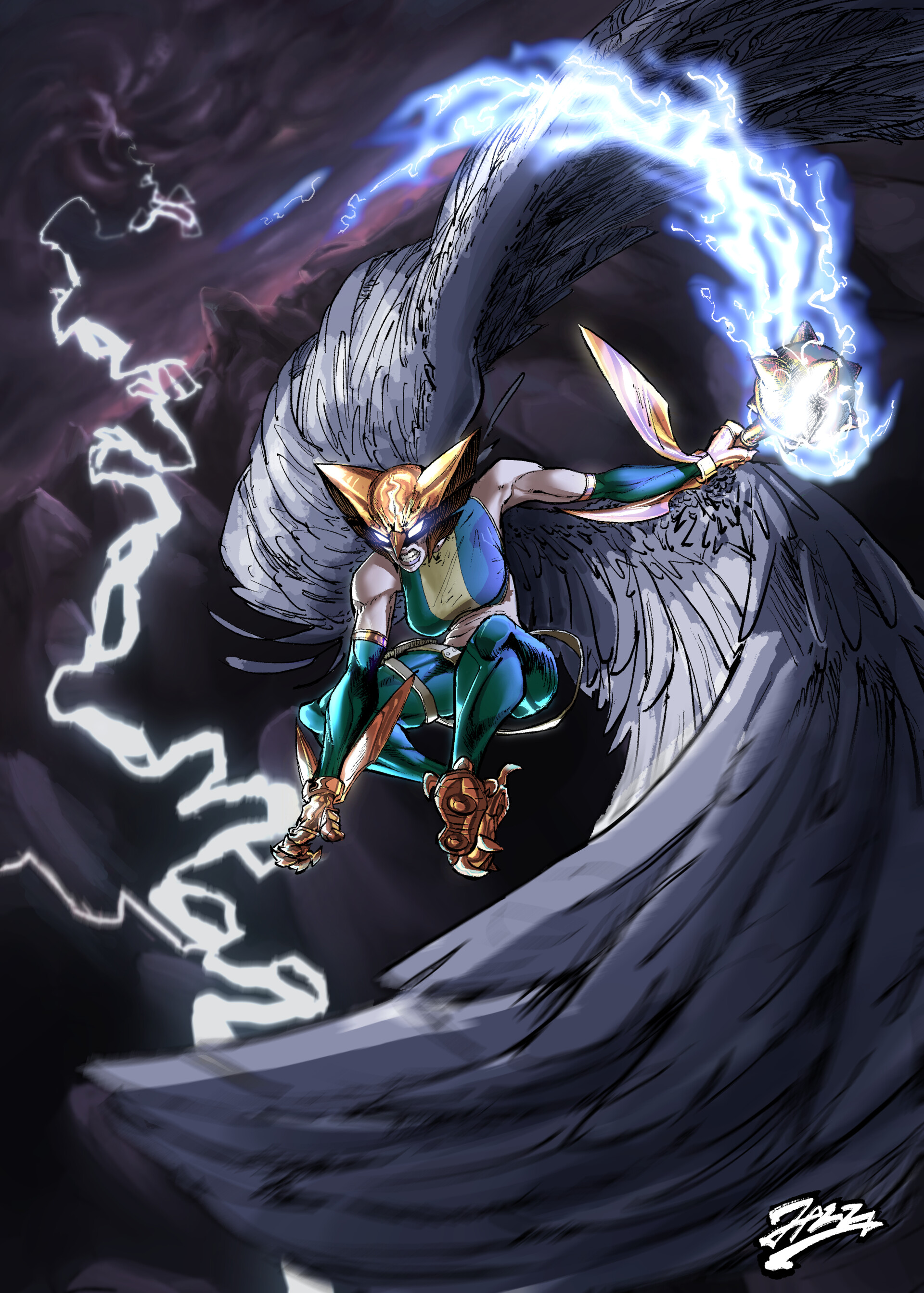 ArtStation - Hawkgirl