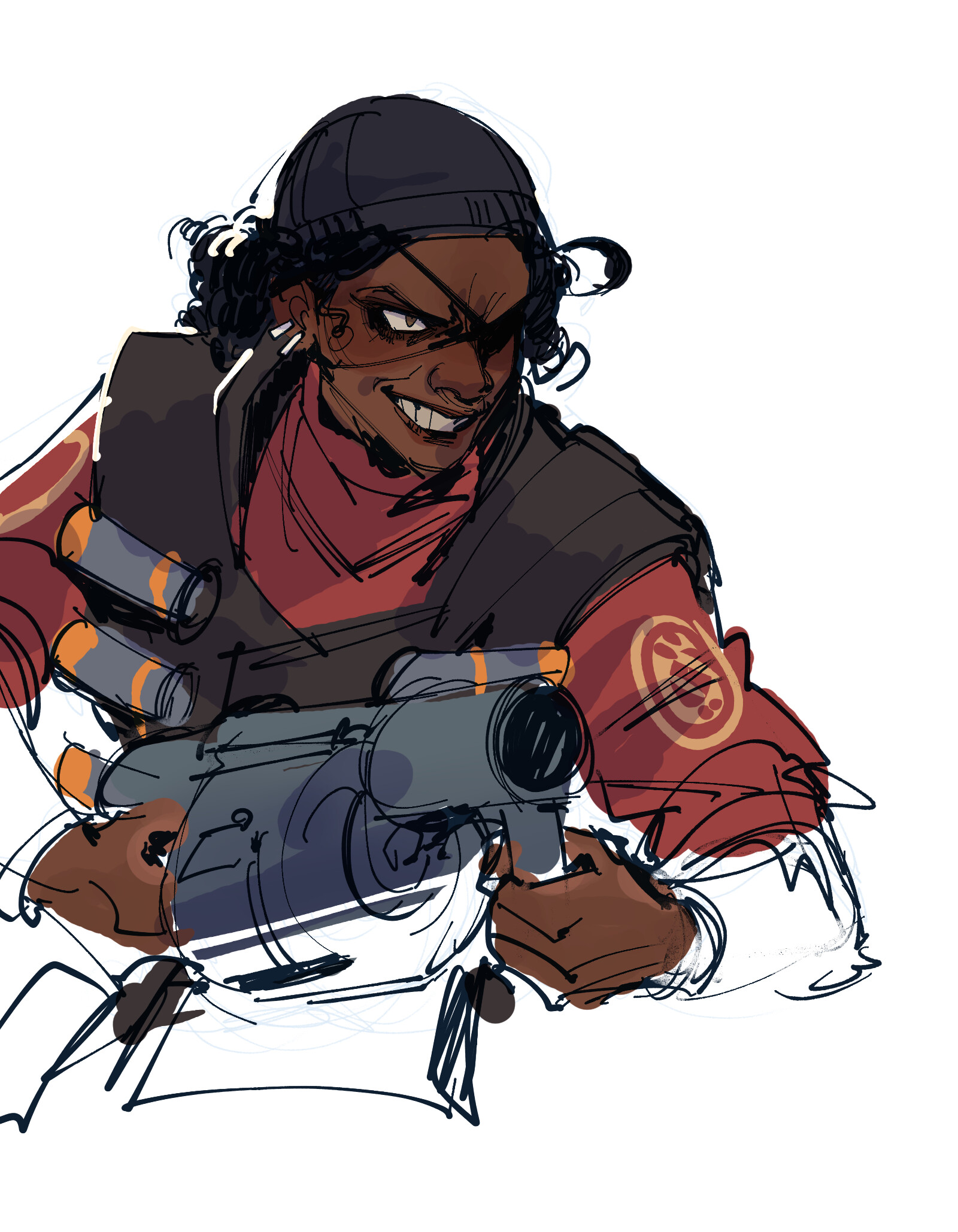 Basuki - Team Fortress 2 Genderbends
