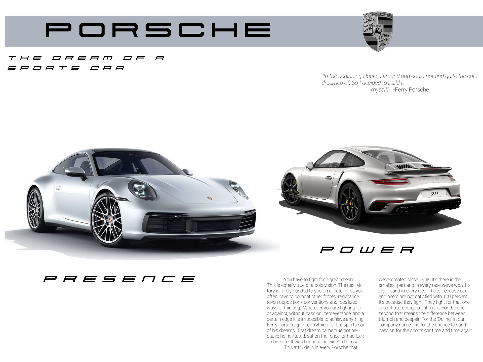 Darren Stratton - Porsche Designs