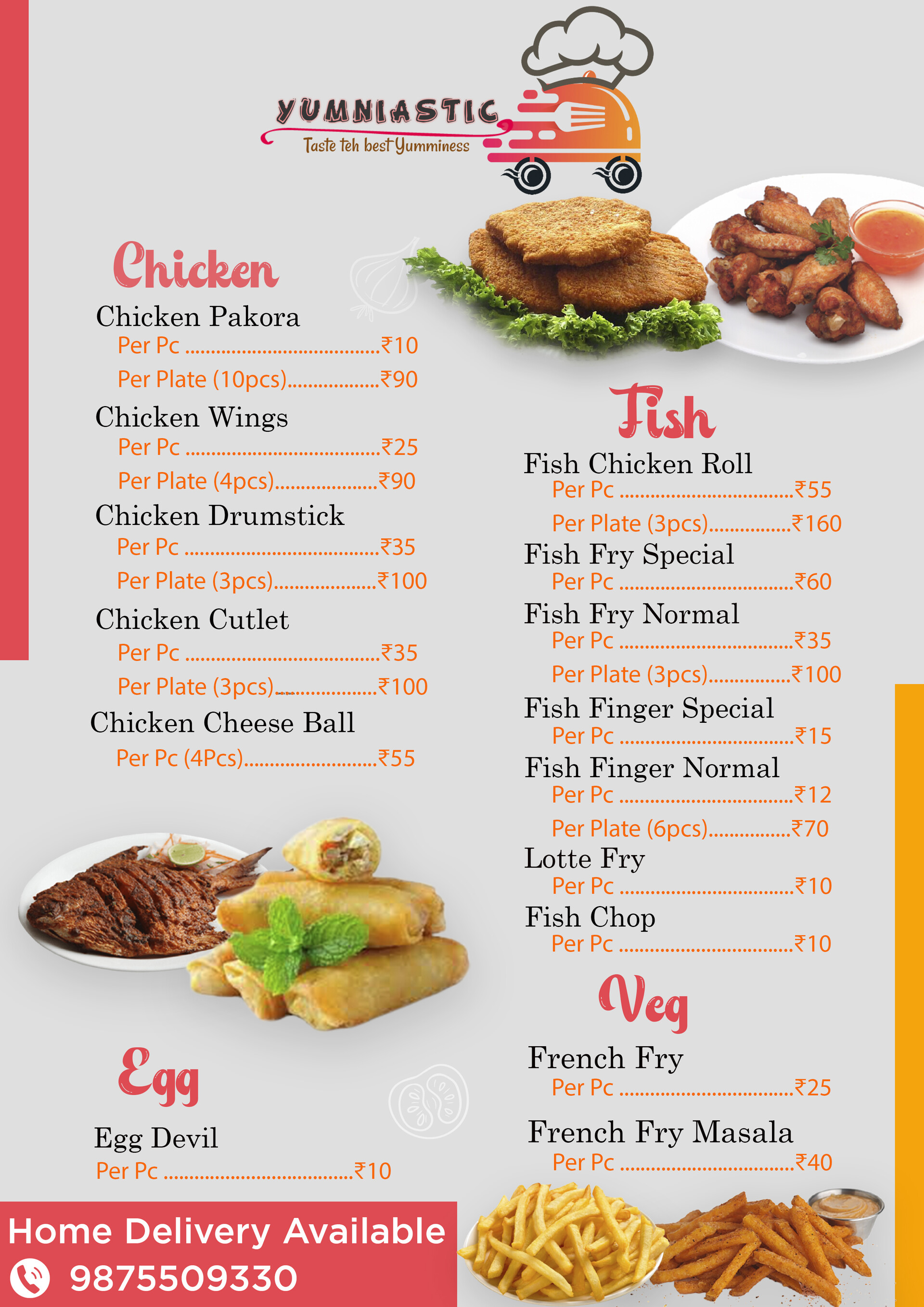 ArtStation - RESTURENT MENU CRAD