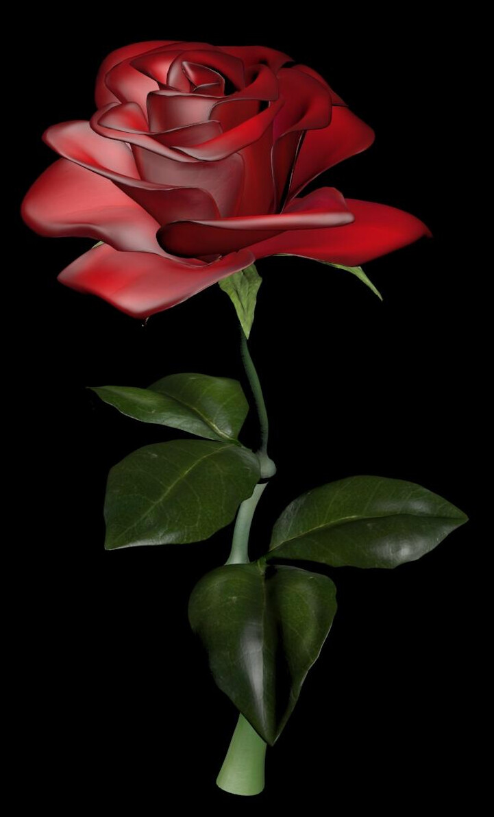 Easy Game Studio - 3D Model - Rose - Downloadble