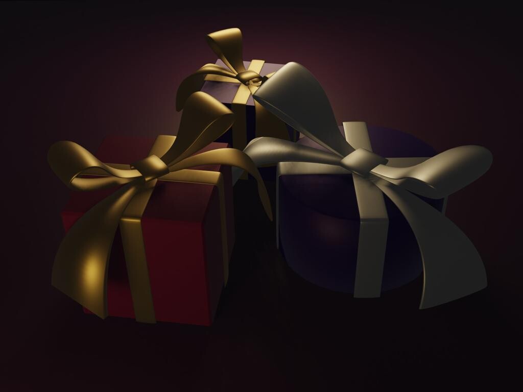 ArtStation - 3D Chirstmas Gifts