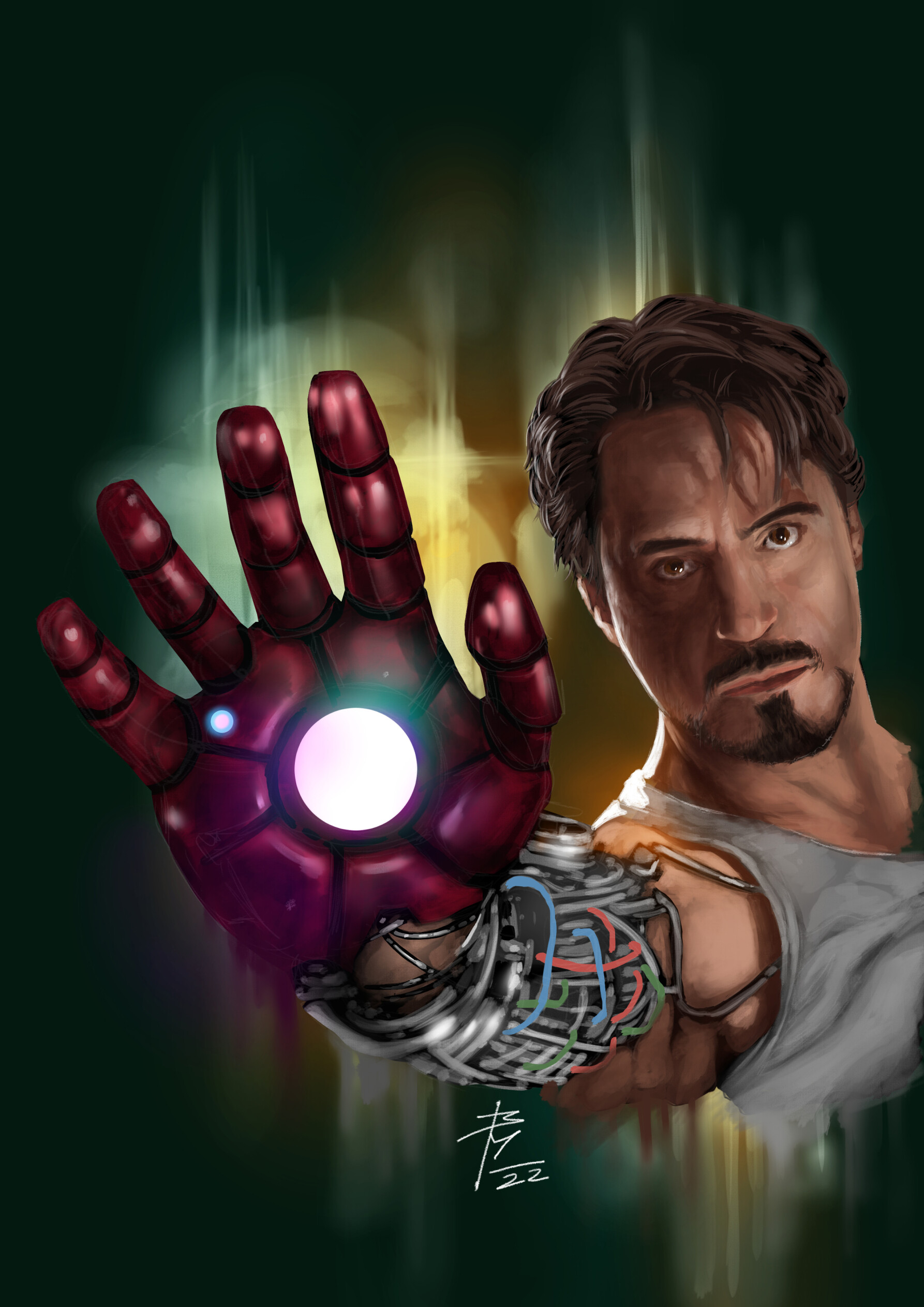 Tony Stark Iron Man 1 Wallpaper