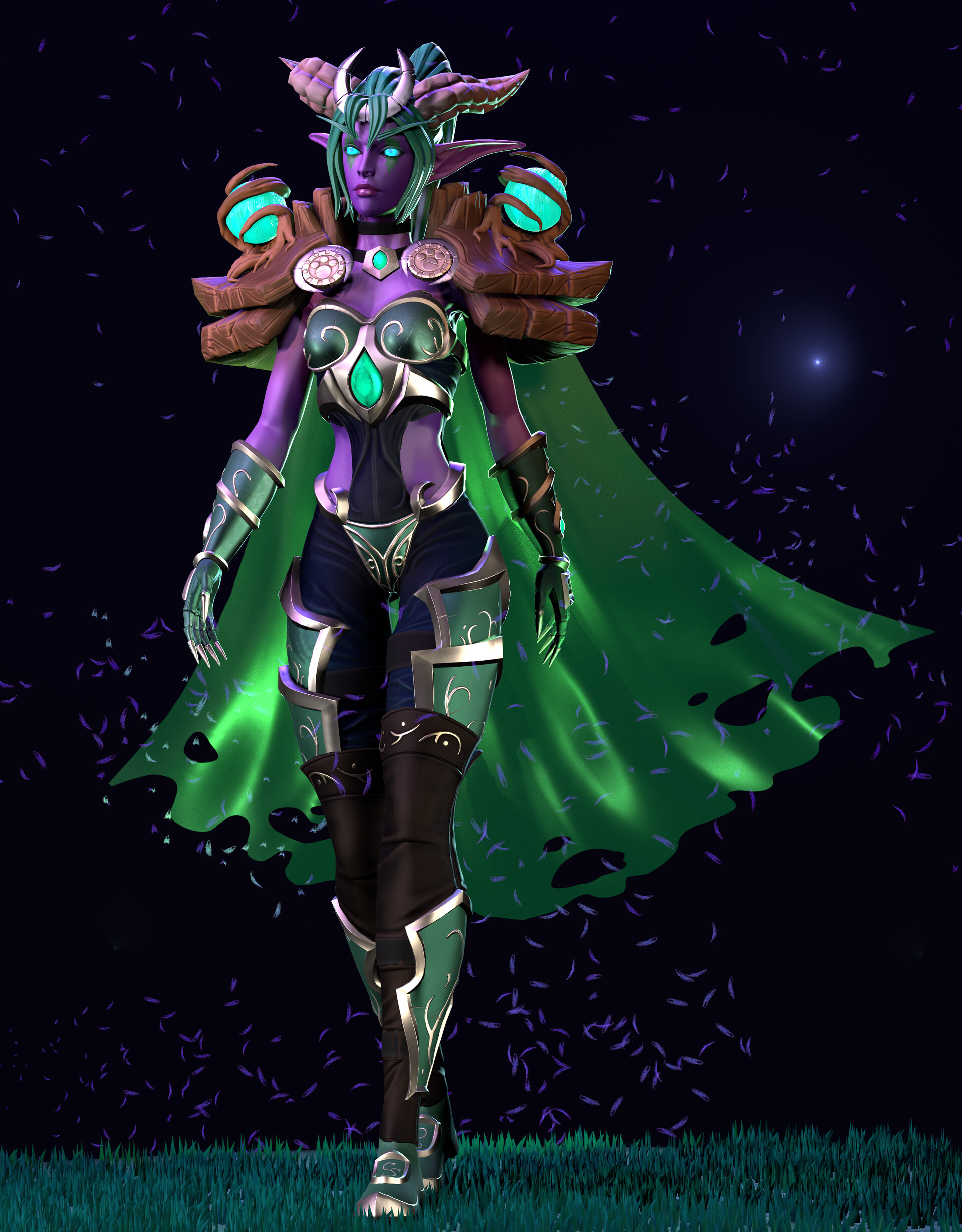 siyeon - PortFolio #2_World of Warcraft Ysera