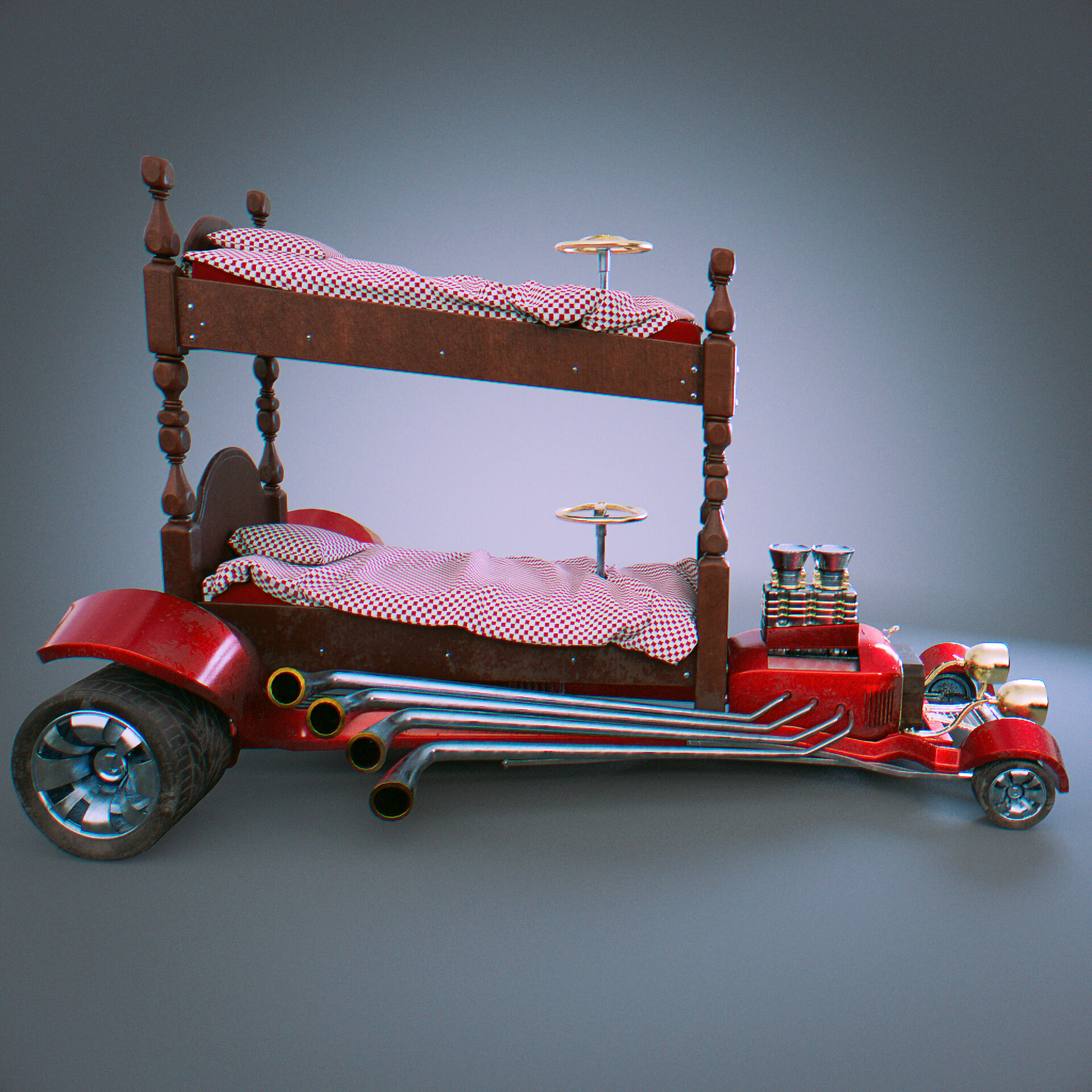 Eric Delacour - The Bunk Bed car project