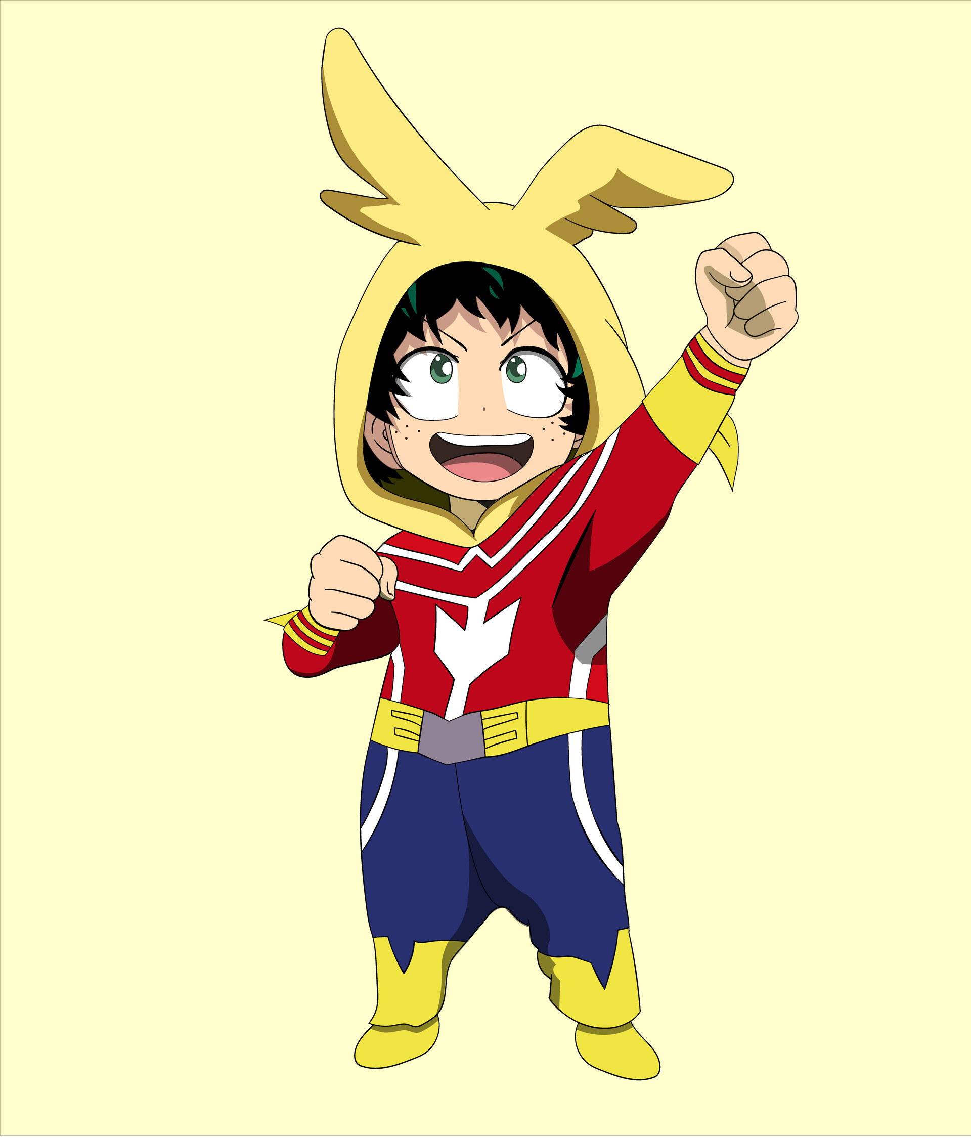 how to draw baby deku