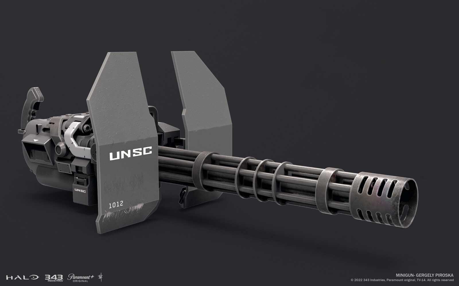 Gergely Piroska - Halo TV series - Minigun