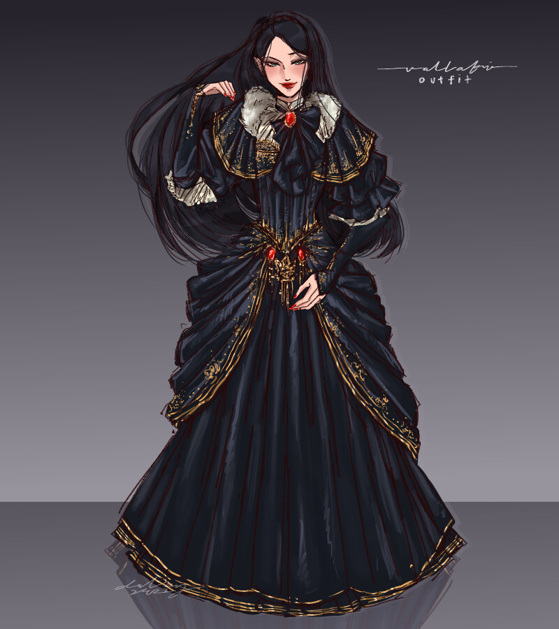 ArtStation - Evelynne #1 Vallaki outfit